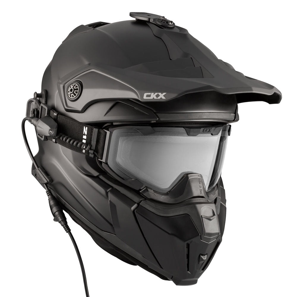 CKX Titan Original Electric Combo Snowmobile Helmet Matte Black 509165 ...