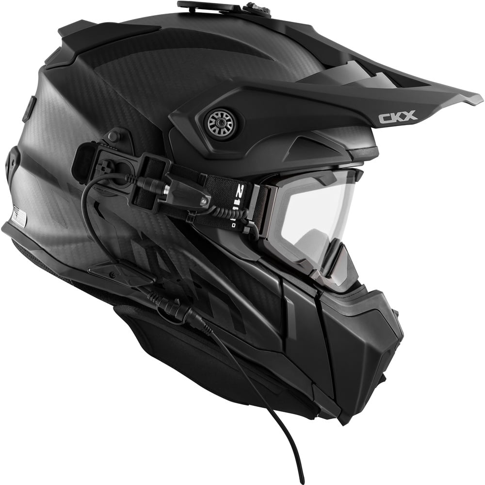 CKX Titan Original Full Face Snowmobile Helmet Carbon Gray 512606 - Walmart.com