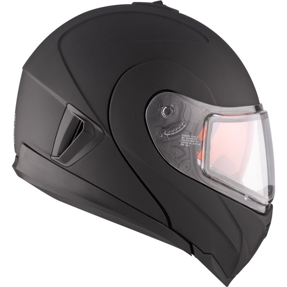 CKX Tranz 1.5 AMS Modular Snowmobile Helmet Matte Black 512561 ...