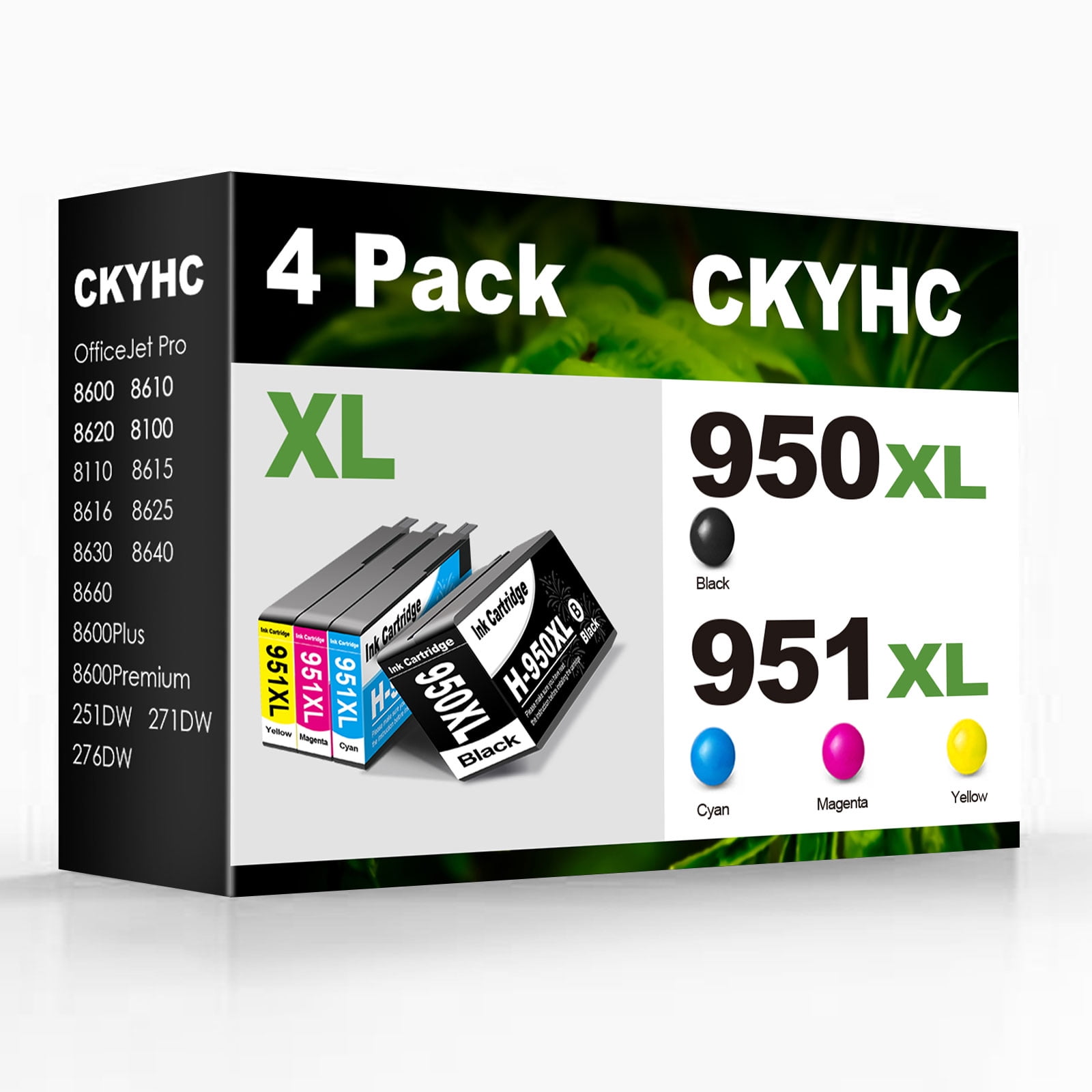 CKYHC Compatible Ink Cartridges Replacement for HP 950 951 XL 950XL ...