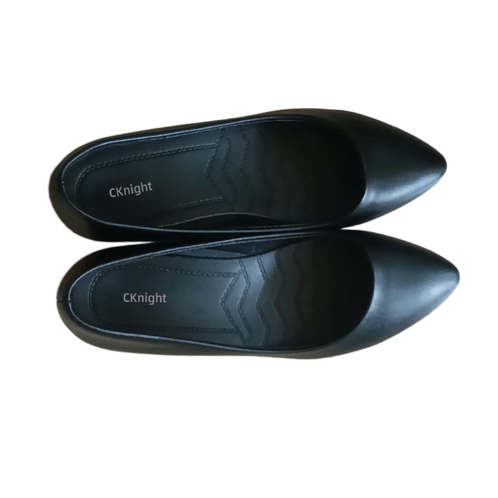 CKnight Leather shoes, Women's Slip Resistant Leather Work Shoes, Water ...