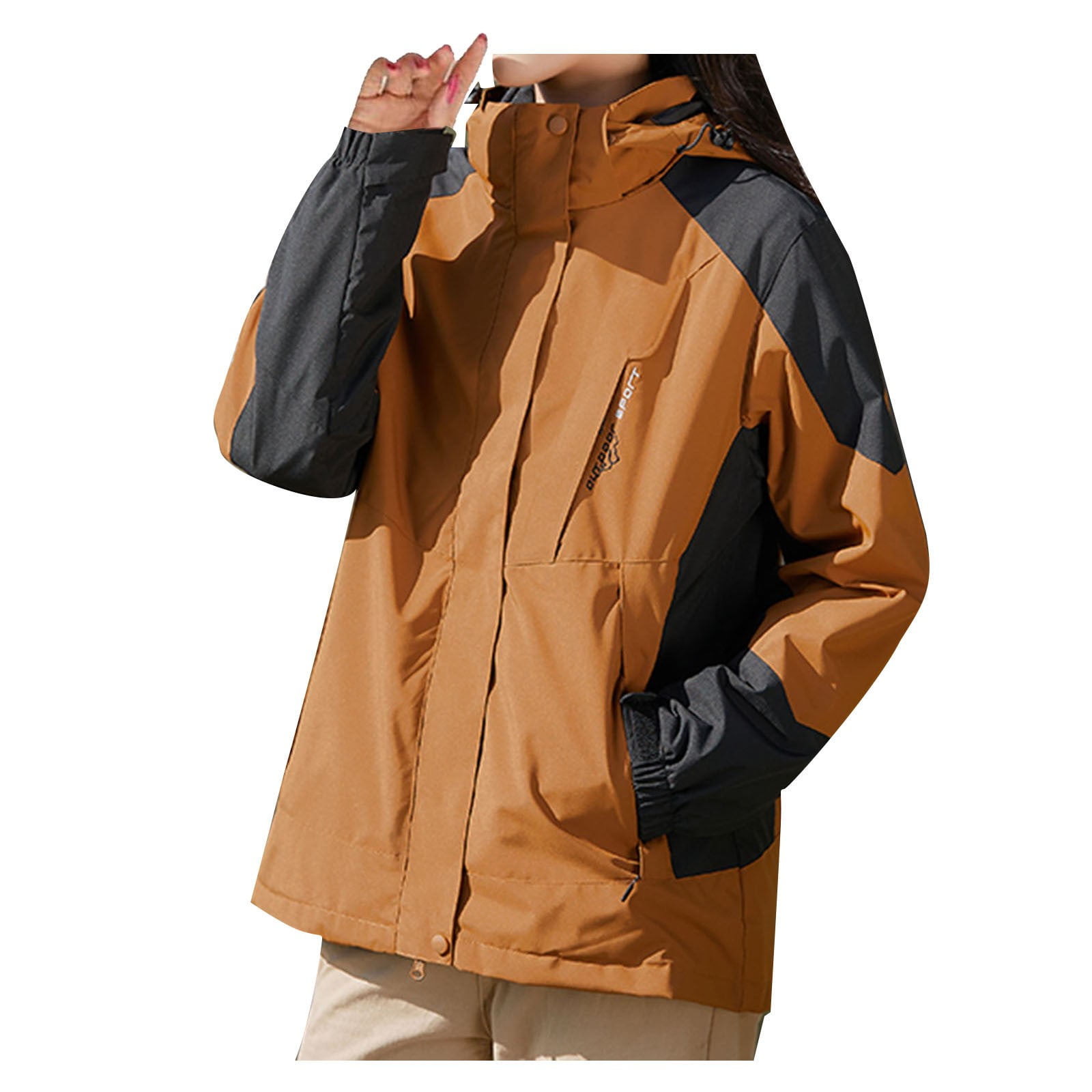 CKpwisy Active Outdoor Hiking Rain Jackets 2025 New Active Outdoor Rain ...