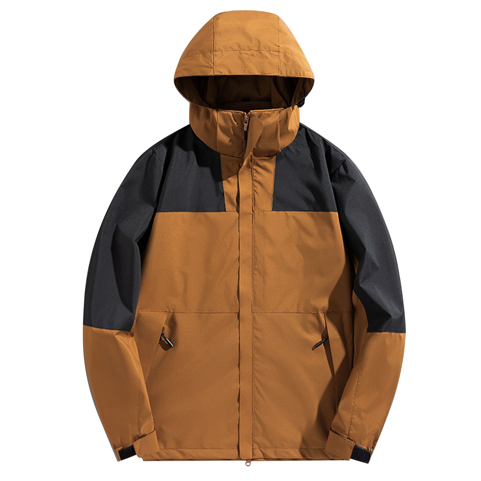 CKpwisy Travel Rain Jackets 2025 New Zip Up Rain Coats Fall Winter Full ...