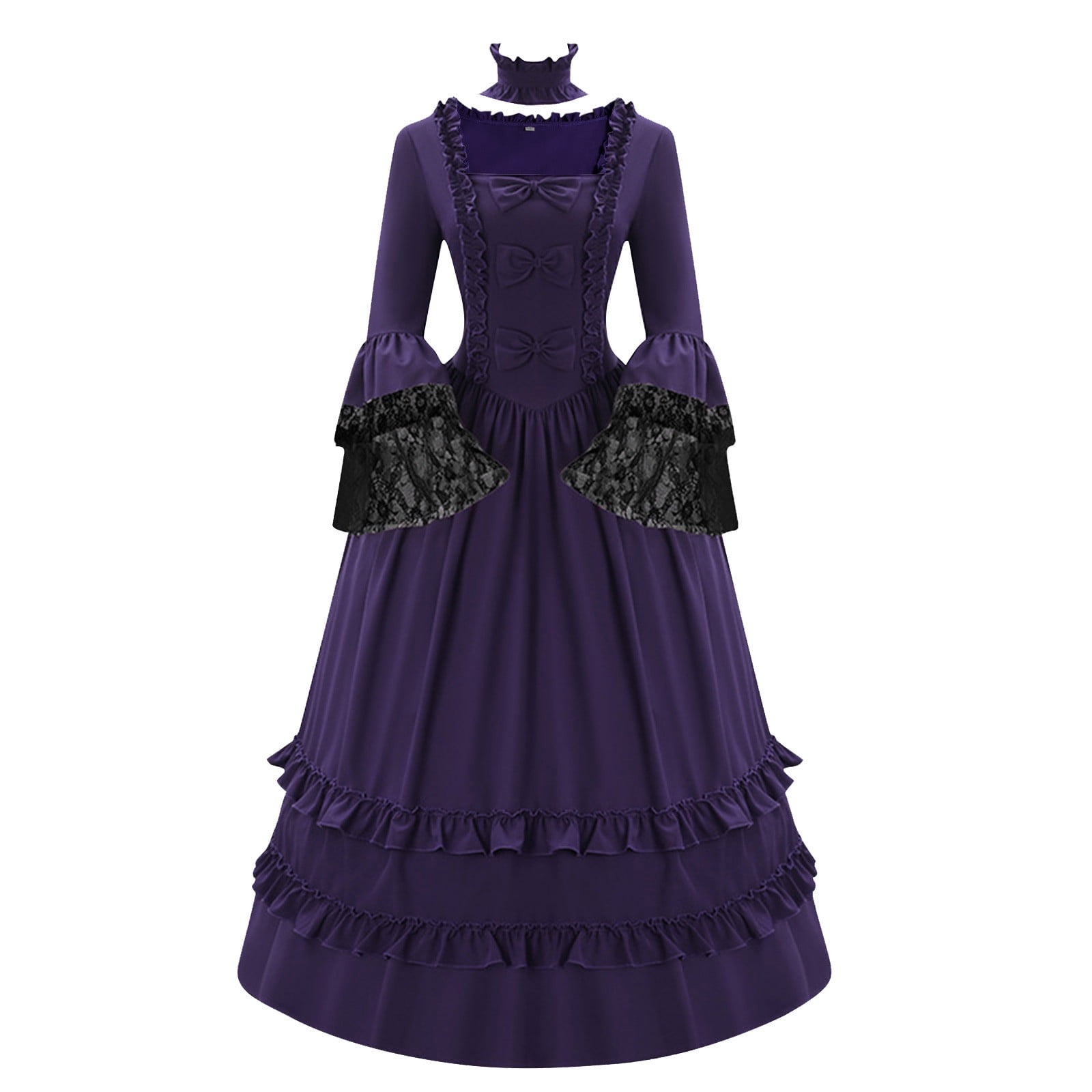 CKpwisy Victorian Dresses for Women Temperament Palace Evening Dress ...