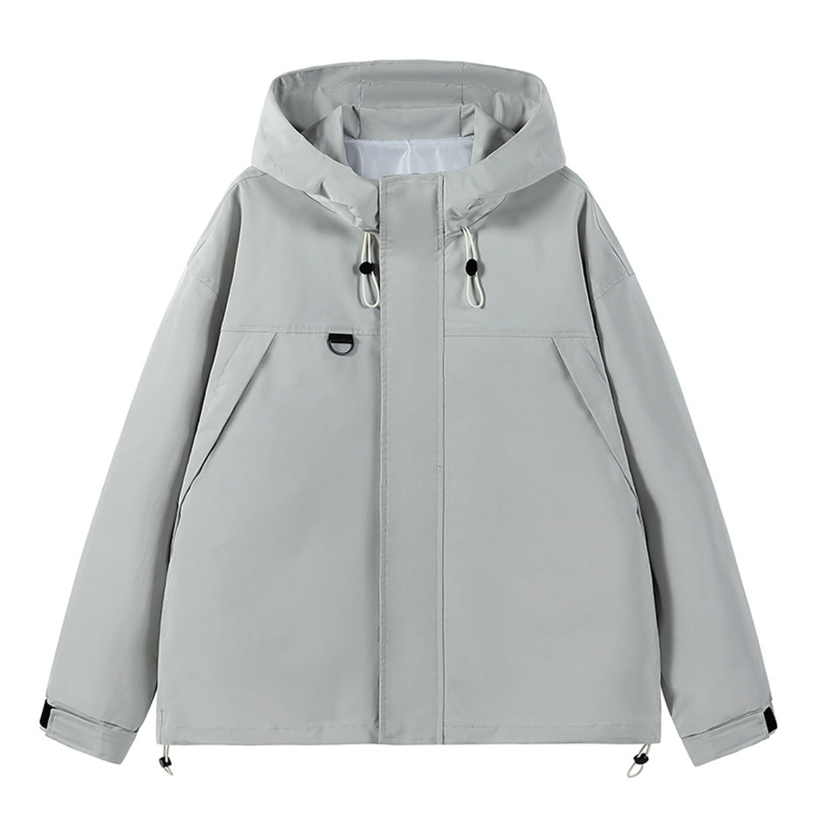 CKpwisy Waterproof Rain Jackets 2025 New Active Outdoor Rain Coats Fall ...