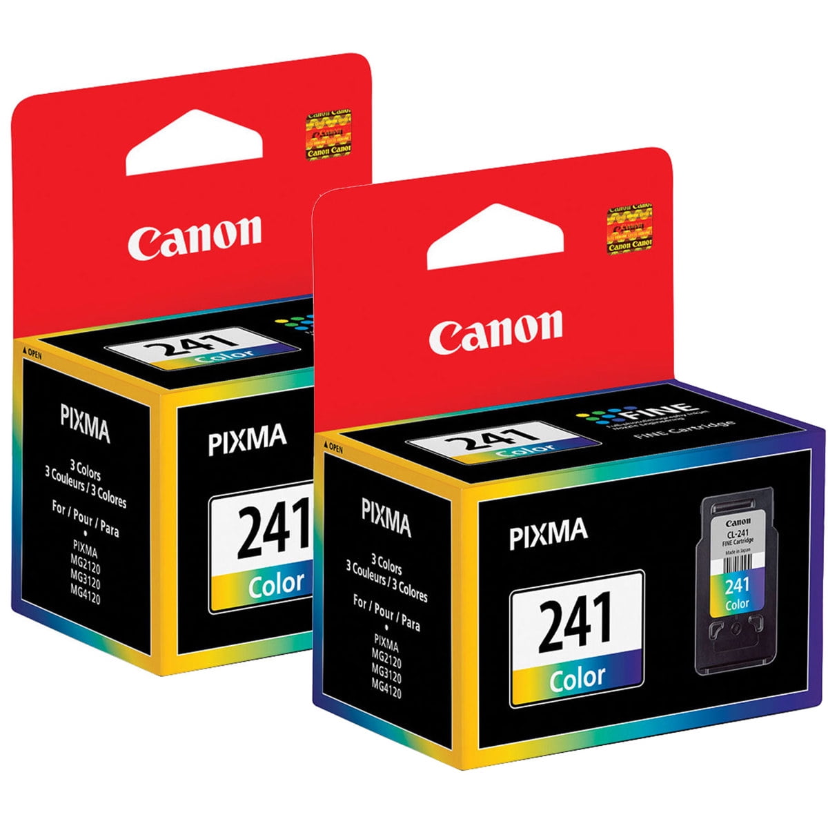 Canon CL-241 Color Ink Cartridge, 2-Pack, Compatible with PIXMA MG, MX ...