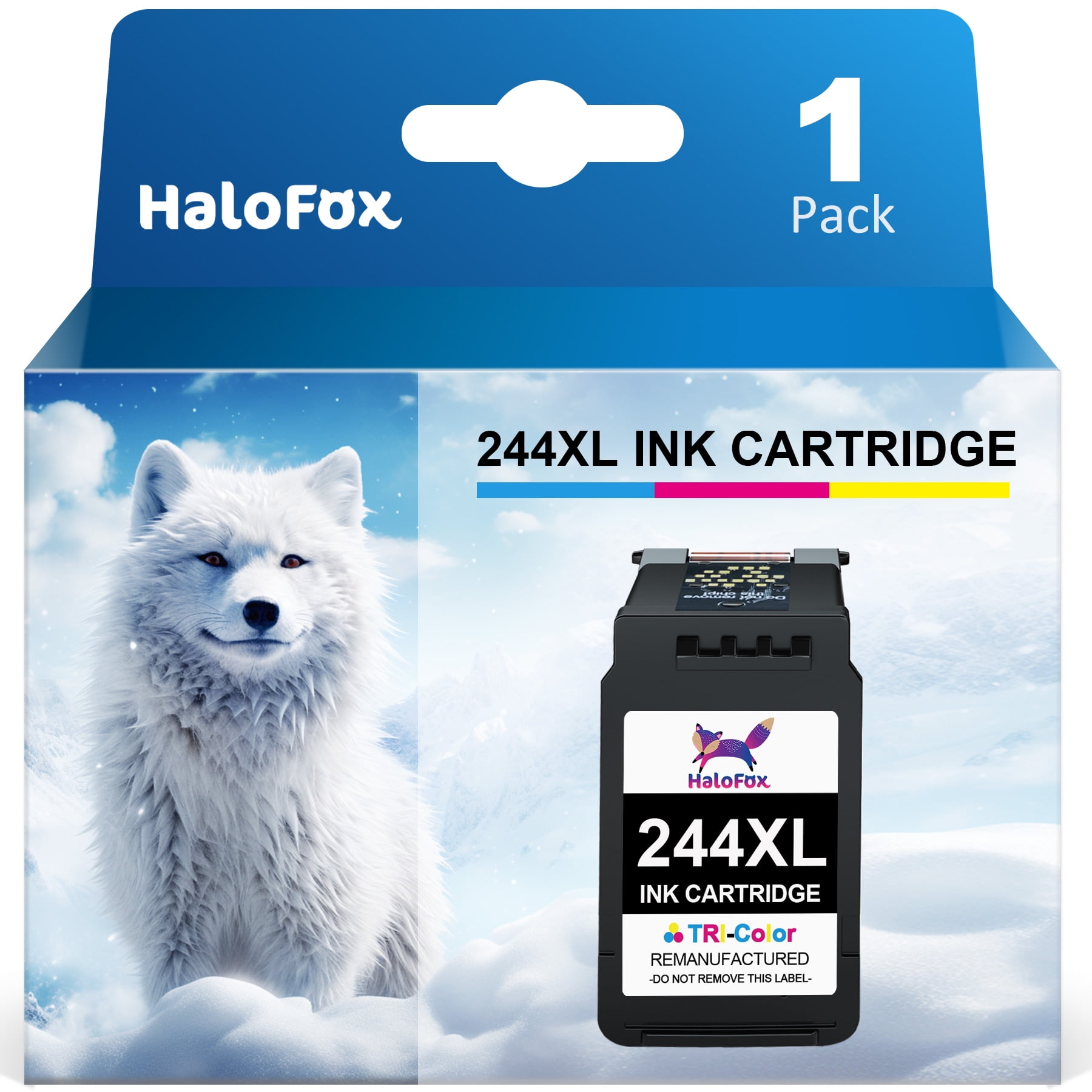 Canon CL-244 XL Color Ink Cartridge Compatible with Pixma iP2820, MX492 ...