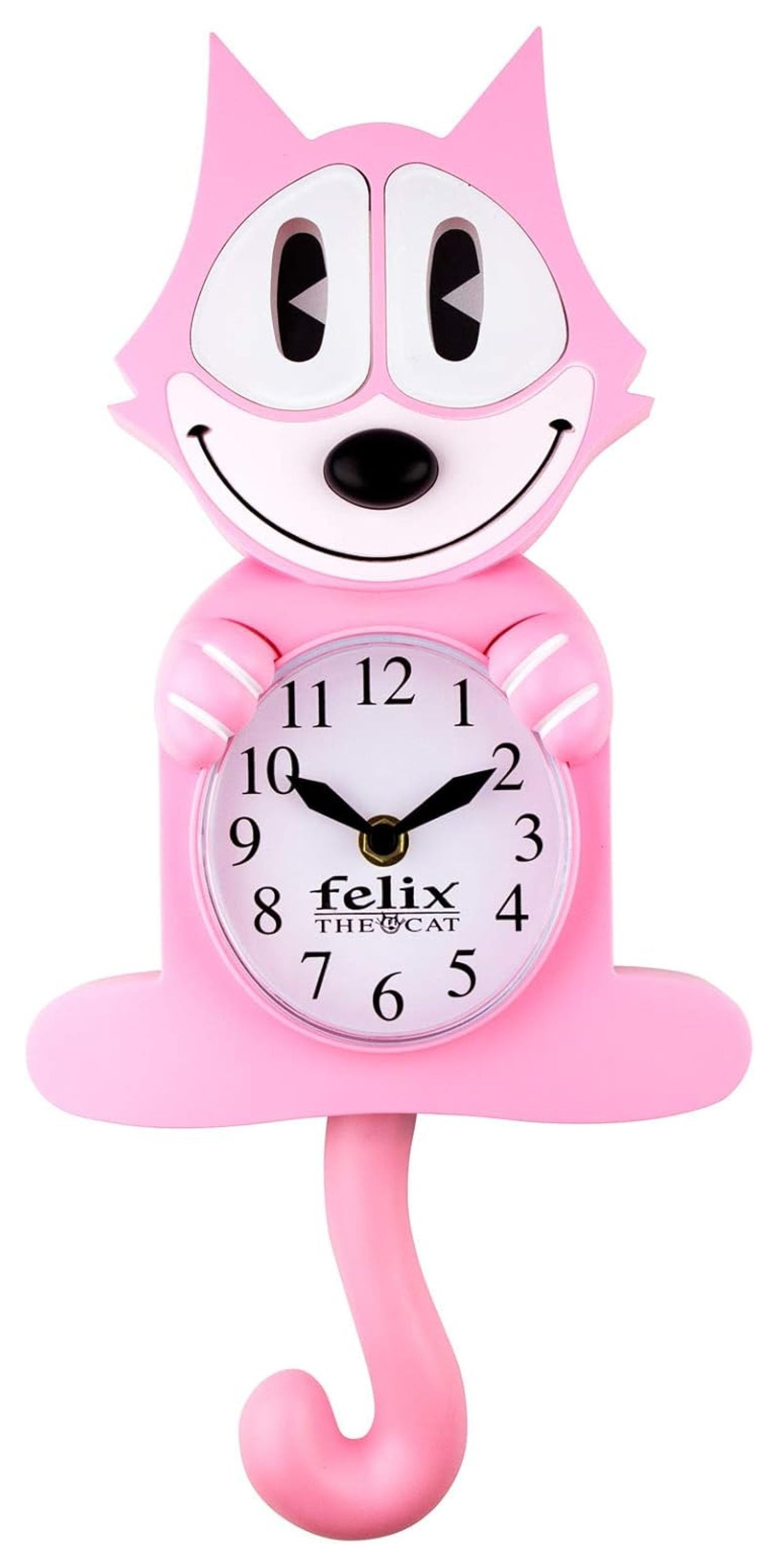 CL 600-P Felix The Cat Clock - Pink - Walmart.com