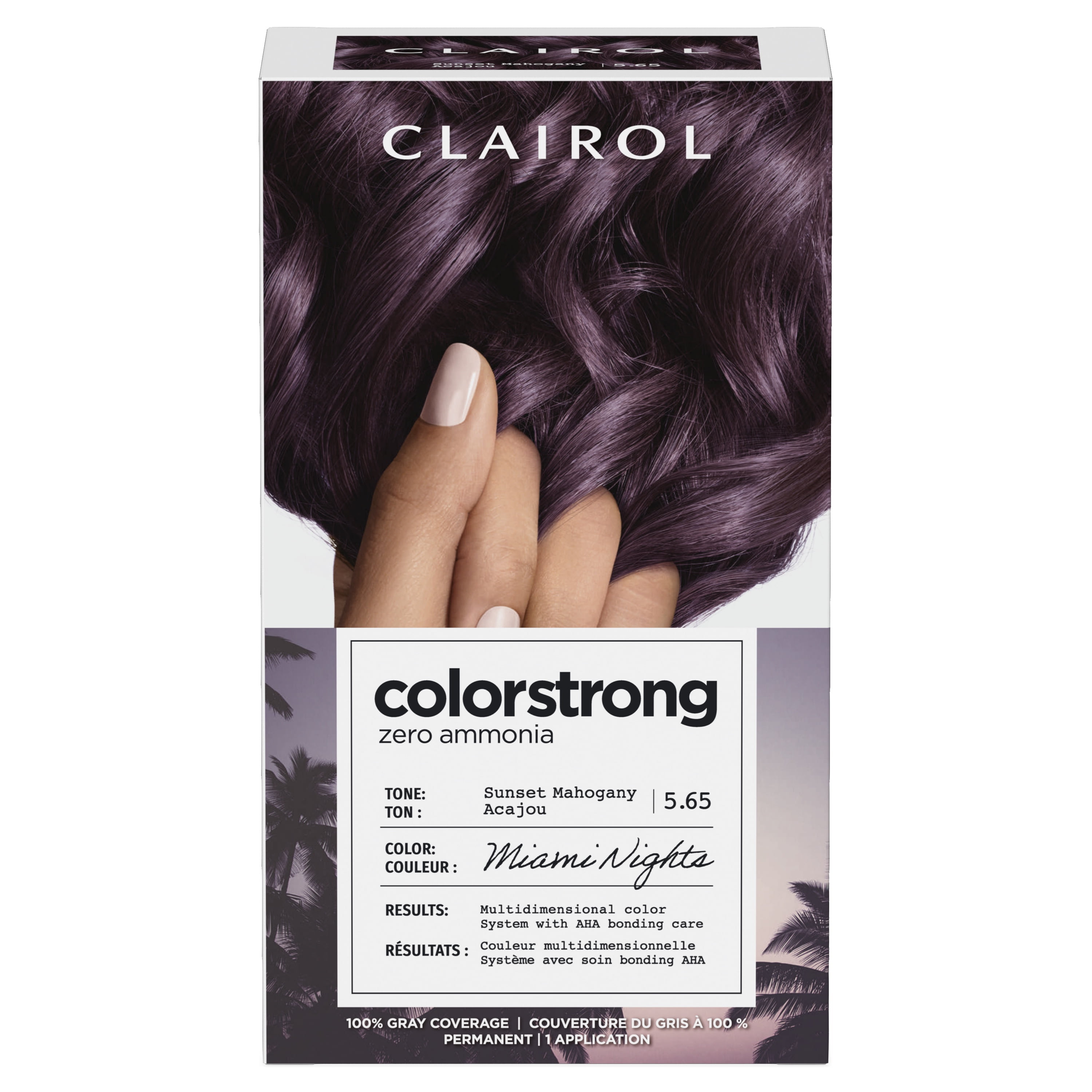 Clairol ColorStrong Permanent Zero Ammonia Hair Dye, 5.65 Sunset ...