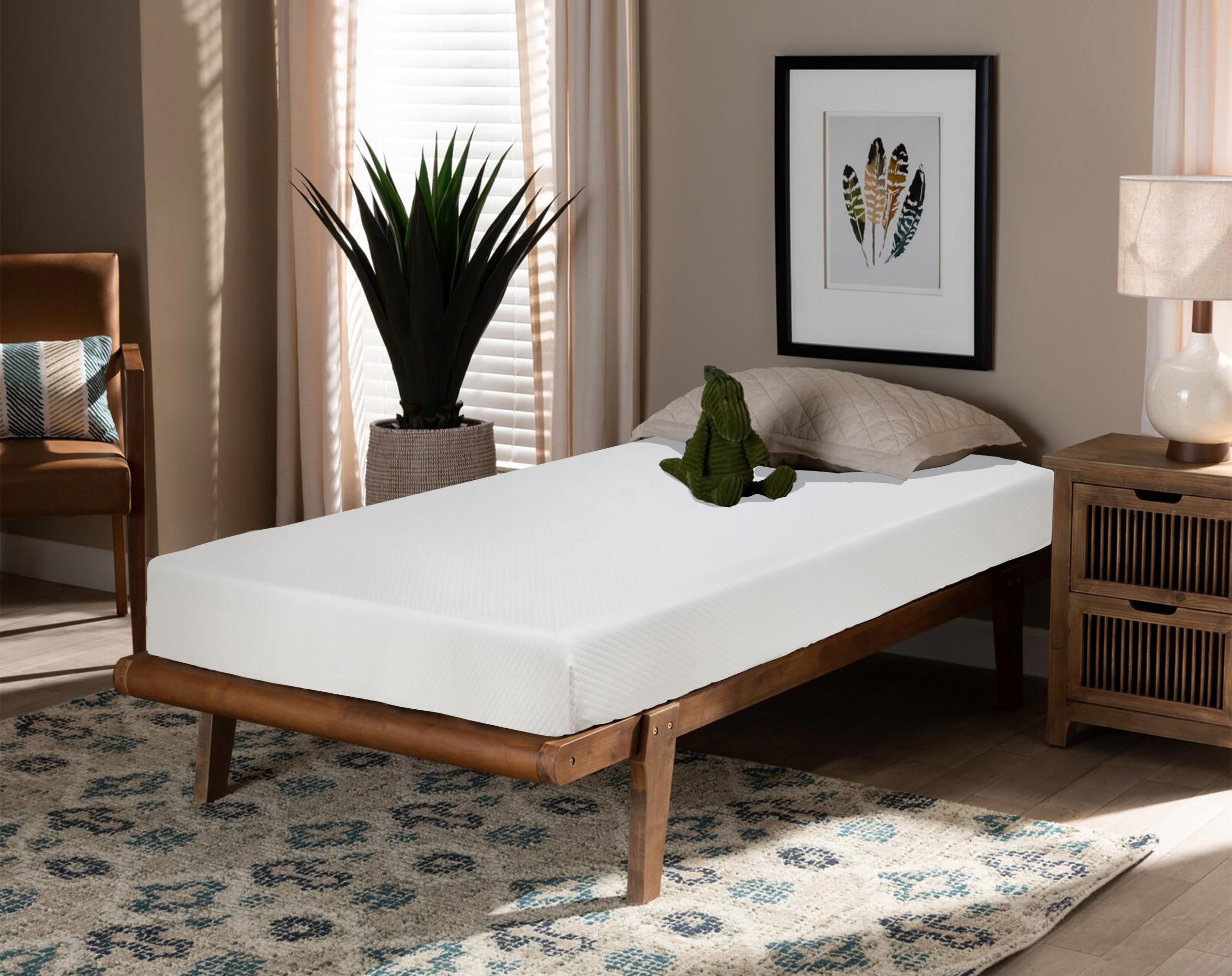 CL.HPAHKL 10 Inch Twin Size Mattress, Gel Memory Foam Mattress with ...