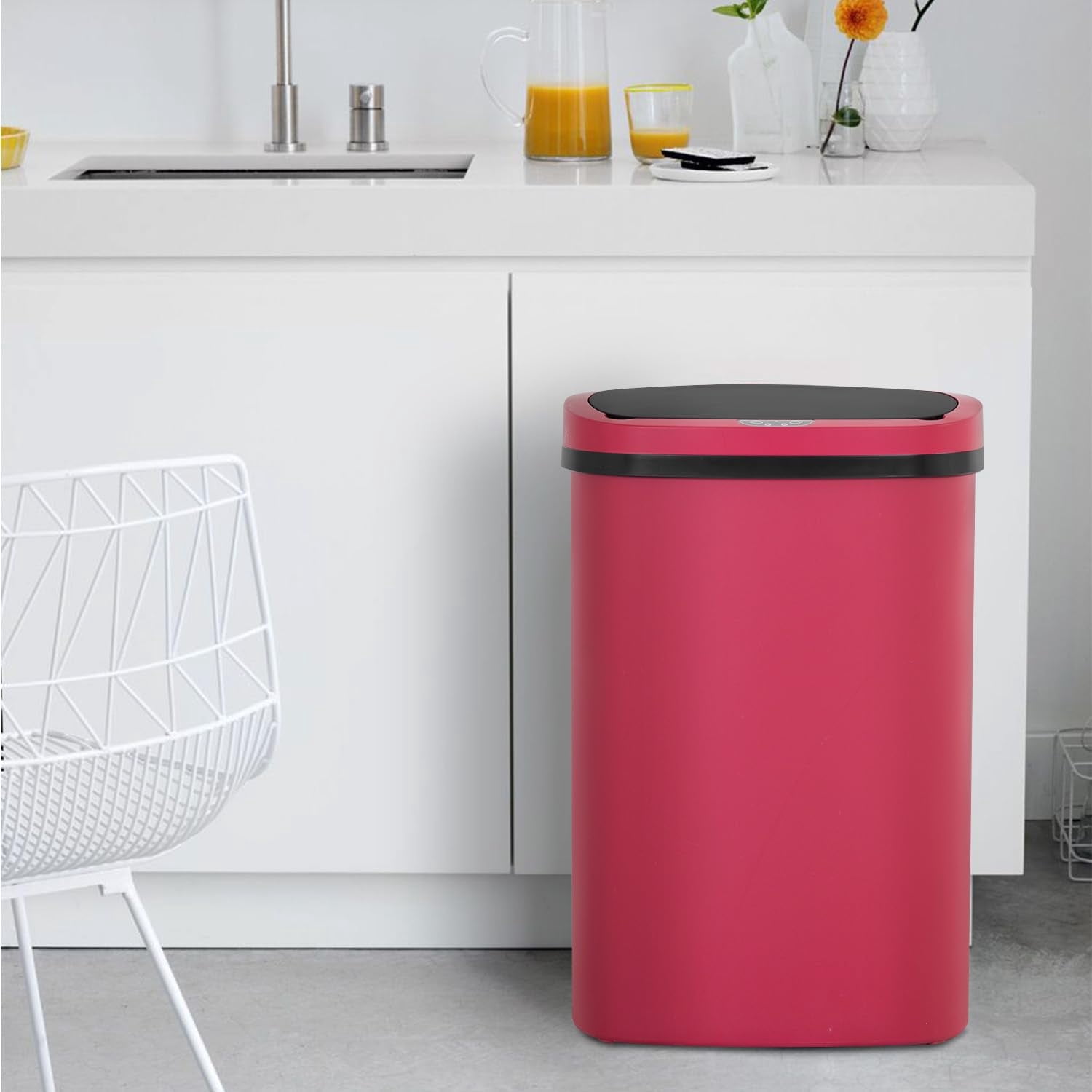 CL.HPAHKL 13 Gallon Garbage Can, 49 Liter High-Capacity Broken ...