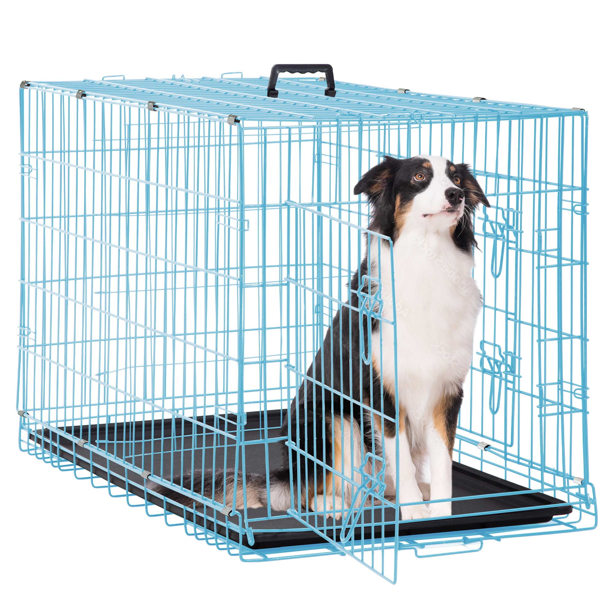 CL.HPAHKL 36inch Double Door Dog Cage with Removable Tray Pan, Folding ...
