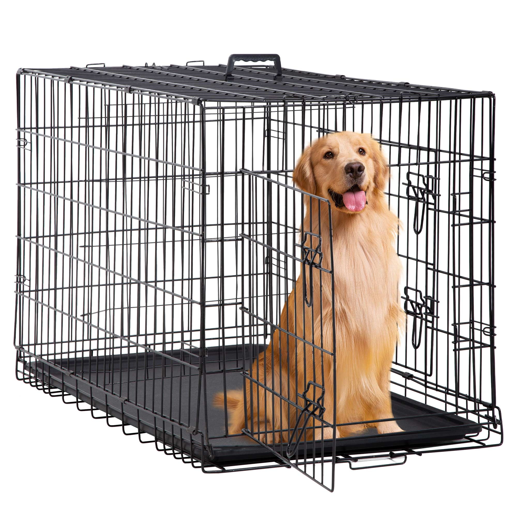 CL.HPAHKL 36inch Dog Cage for Large Dogs Indoor, Folding Dog Crates and ...