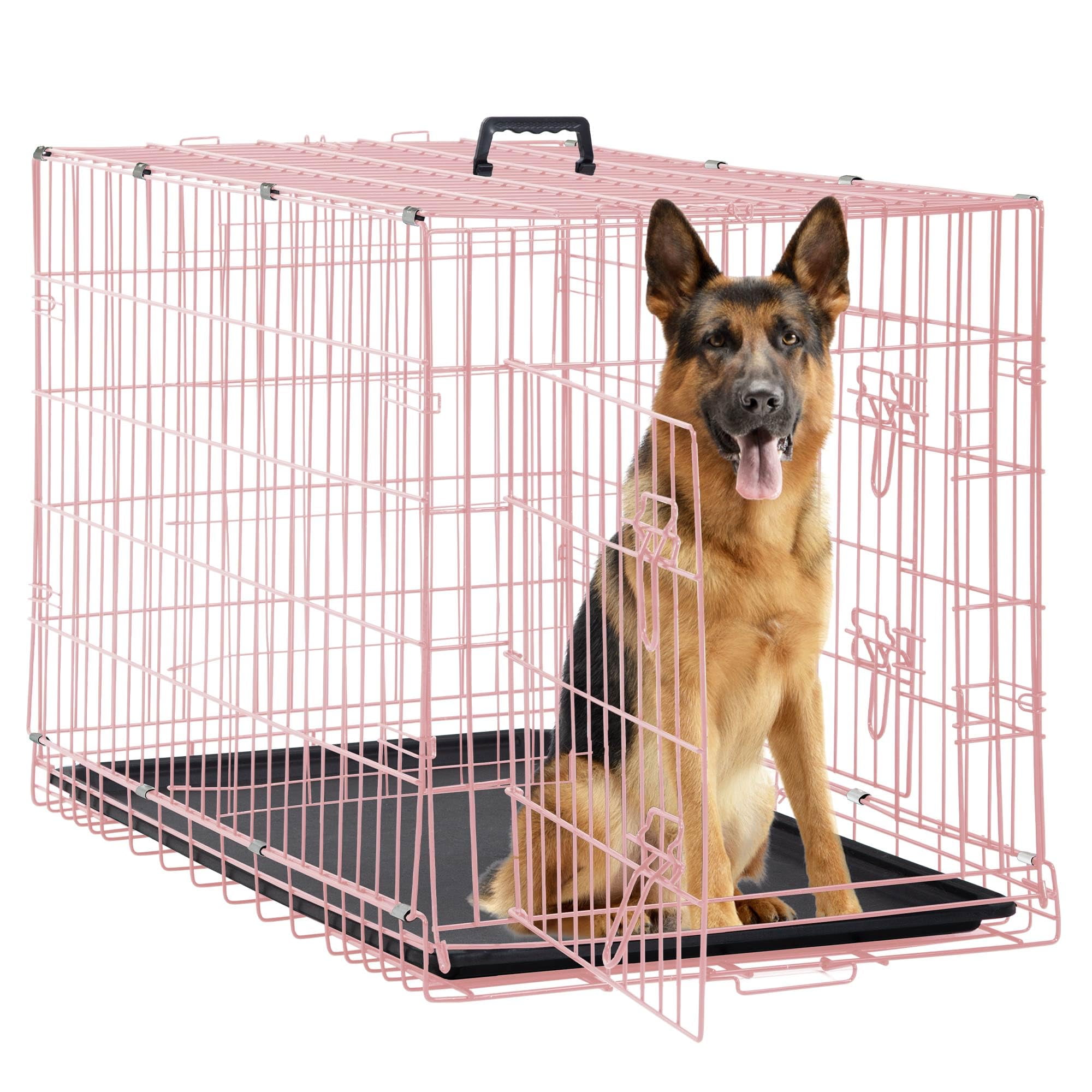 CL.HPAHKL 42 Inch Dog Crates for Large Dogs with Divider, Foldable ...