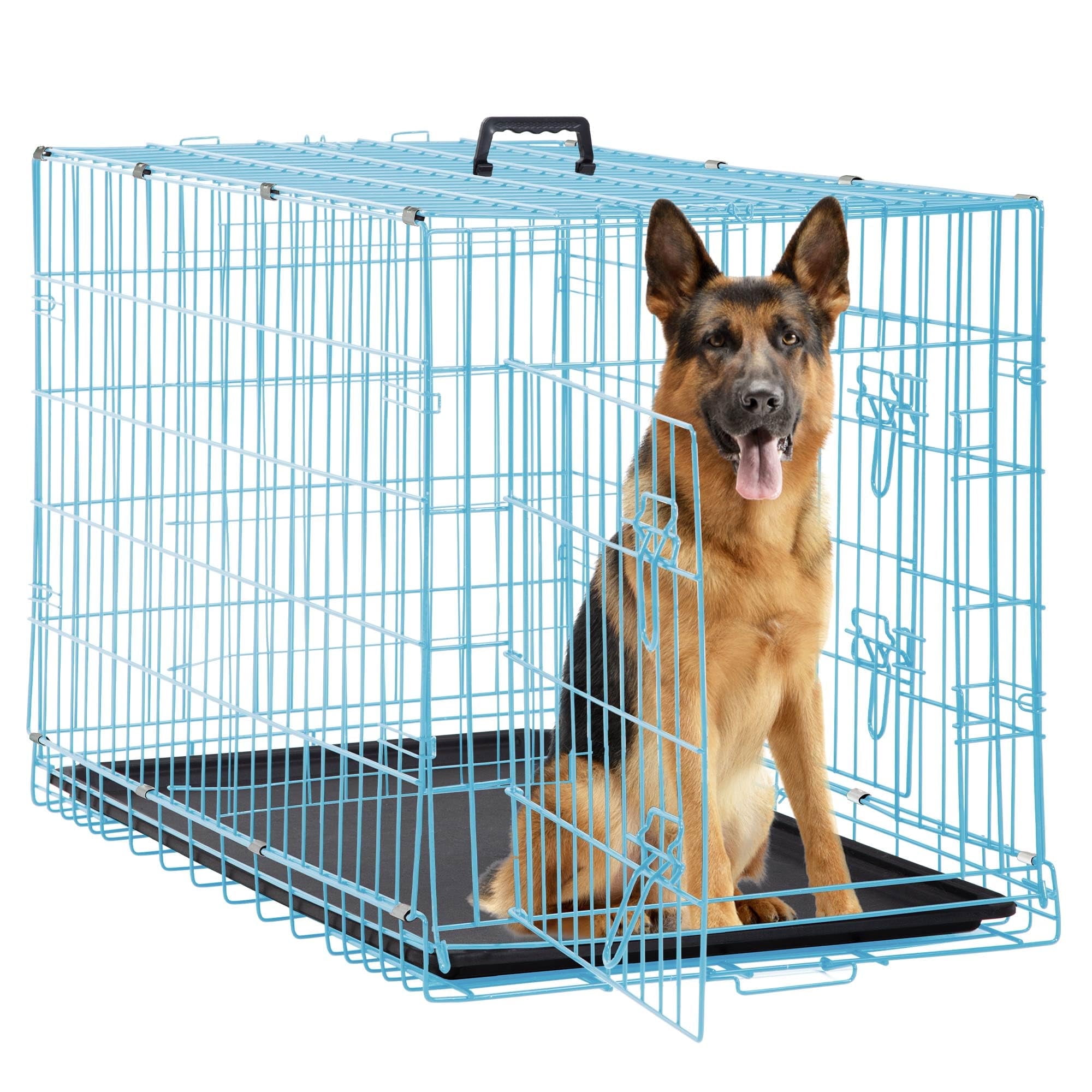CL.HPAHKL 42 Inch Large Dog Cages for Inside, Portable Foldable Metal ...