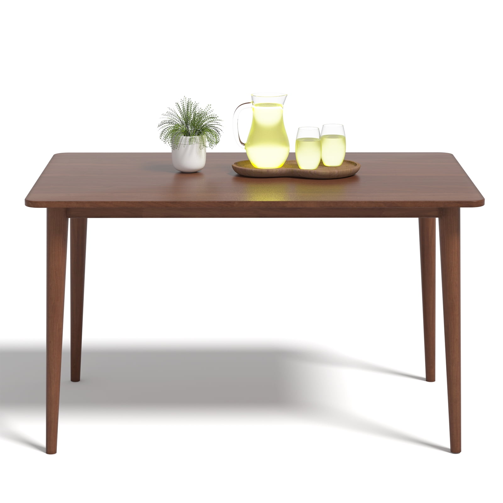 CL.HPAHKL 47 inch Dining Table for 4-6 Person, Small Rectangular ...