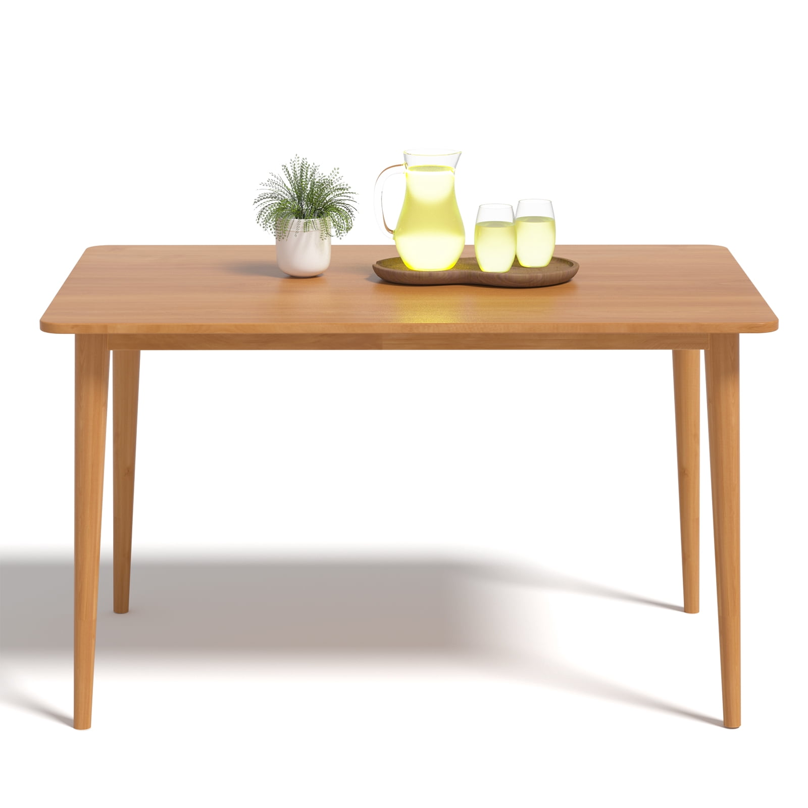CL.HPAHKL 47 inch Dining Table for 4-6 Person, Small Rectangular ...