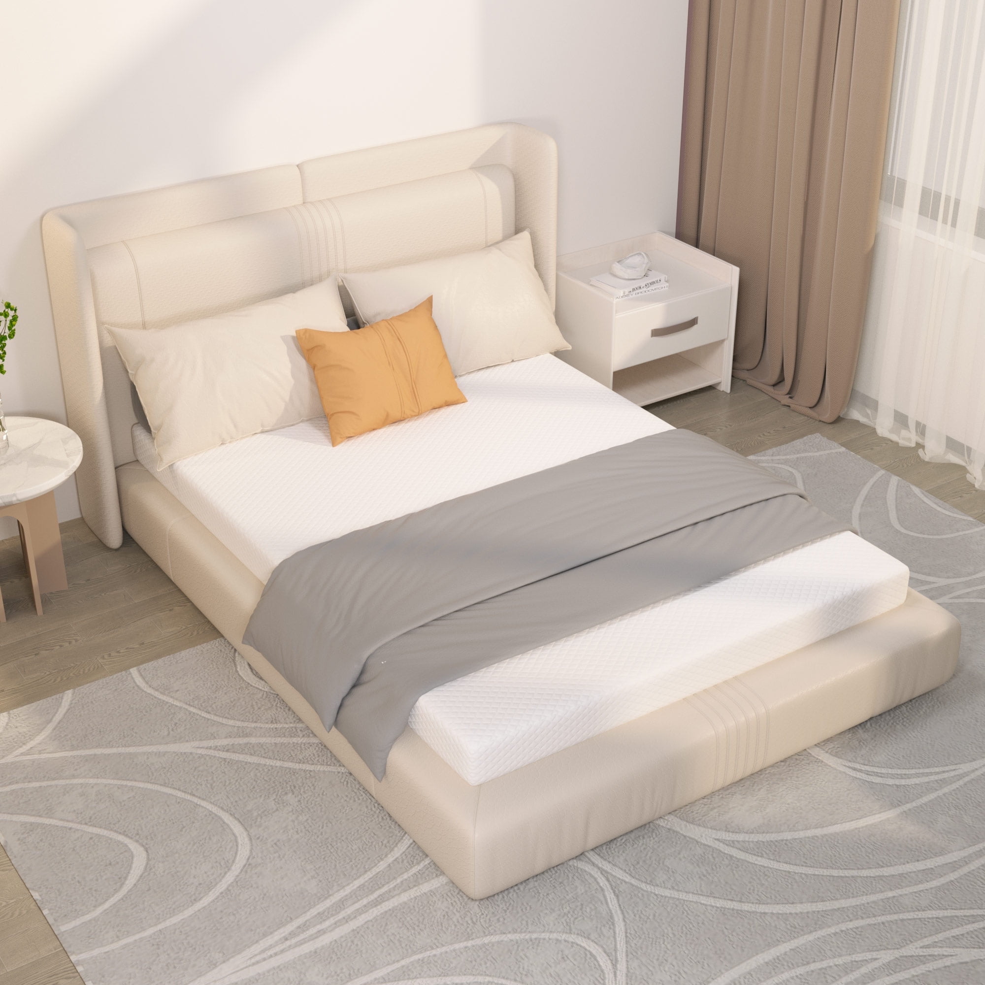 CL.HPAHKL 5 Inch Full Size Mattress, Gel Memory Foam Mattress Medium ...