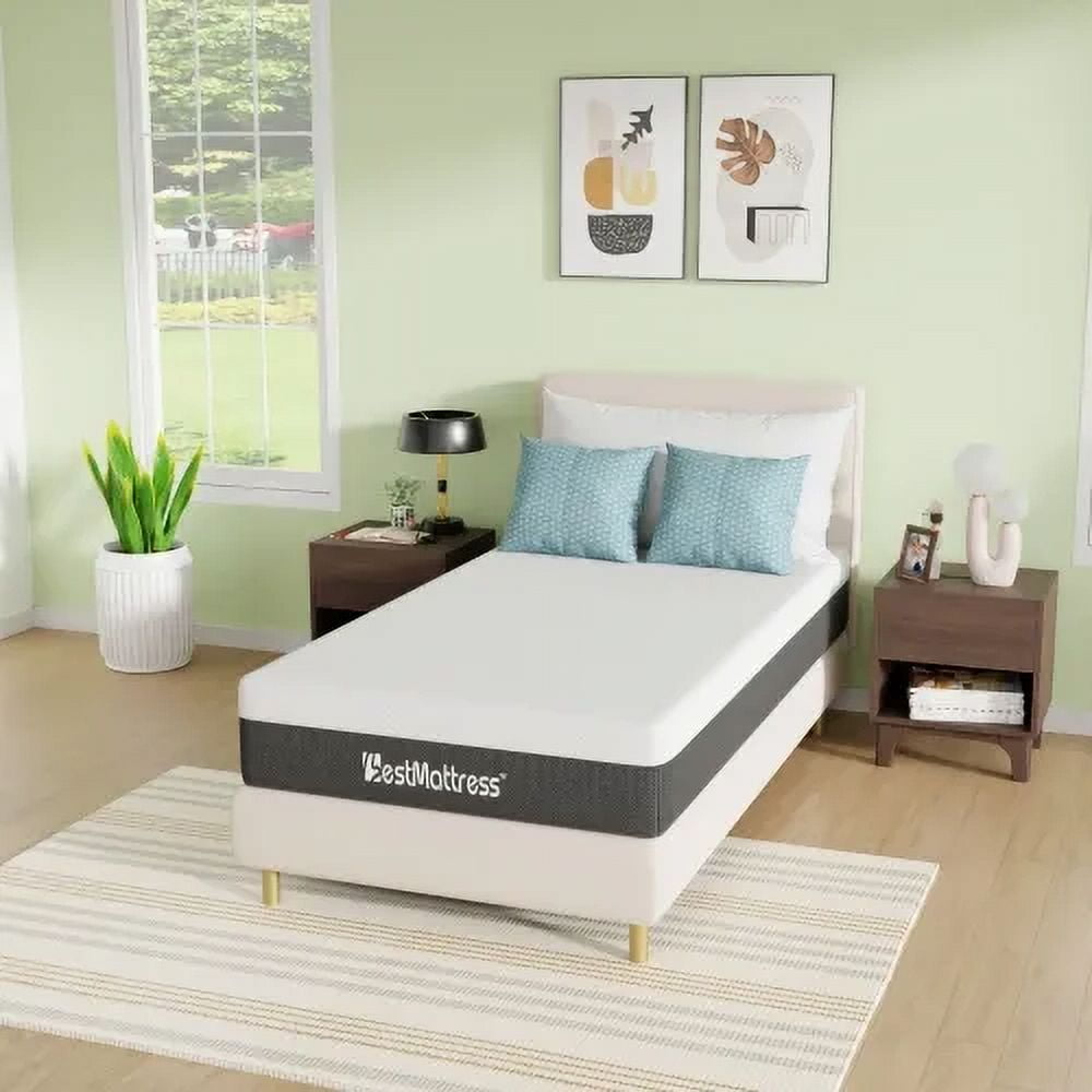 CL.HPAHKL 8/10/12 Inch Twin Size Mattress Gel Memory Form Mattress Gel ...