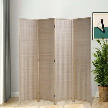 MoNiBloom 5.8 ft Tall Partition Wall Foldable Room Divider, 3 Panel ...