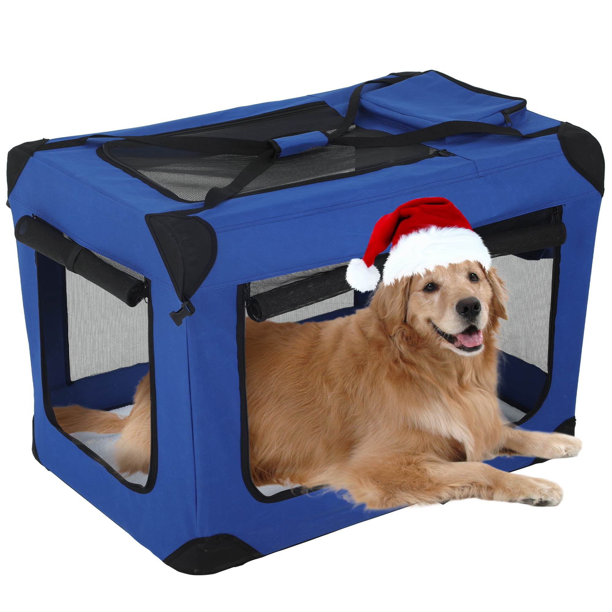 CL.HPAHKL Collapsible Dog Crate for medium dogs, 36 Inch Dog Cage Soft ...