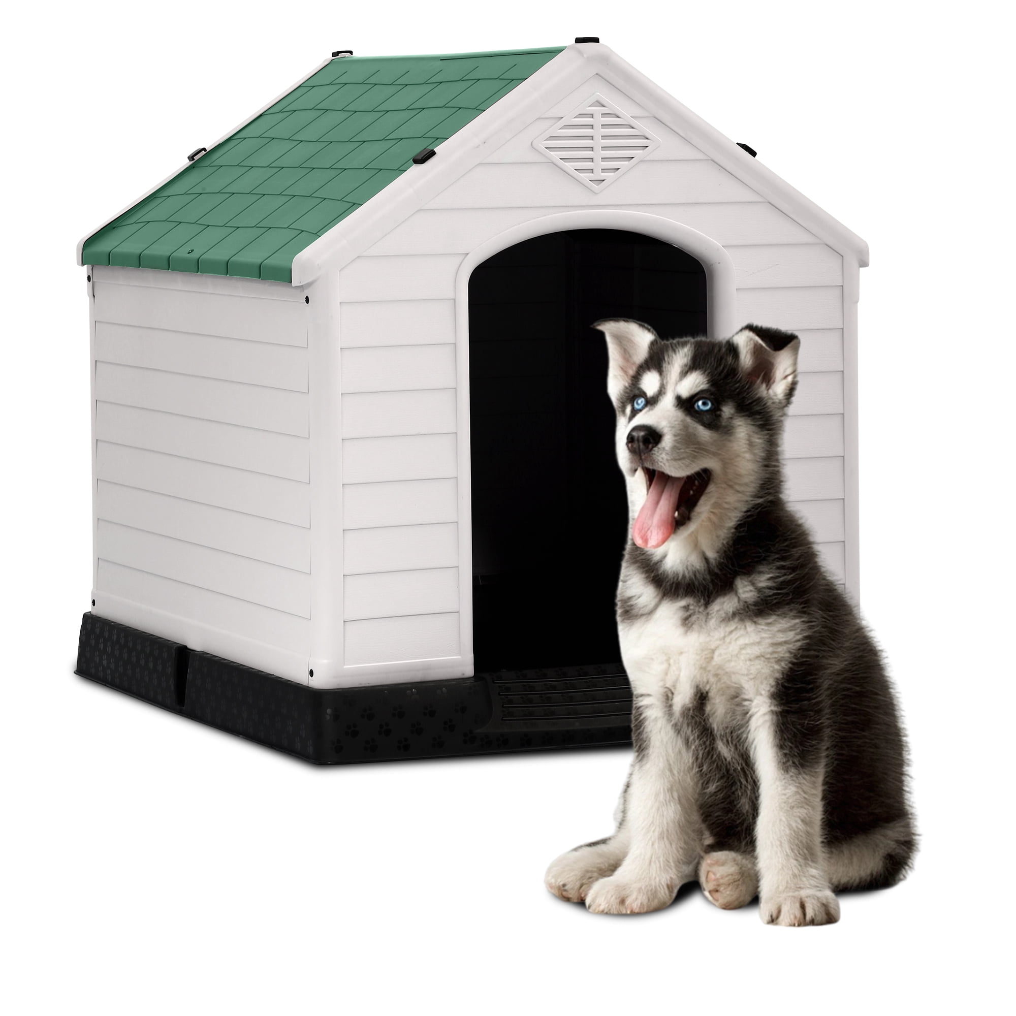 CL.HPAHKL Dog Houses, Durable Waterproof Dog Houses Plastic Dog House ...