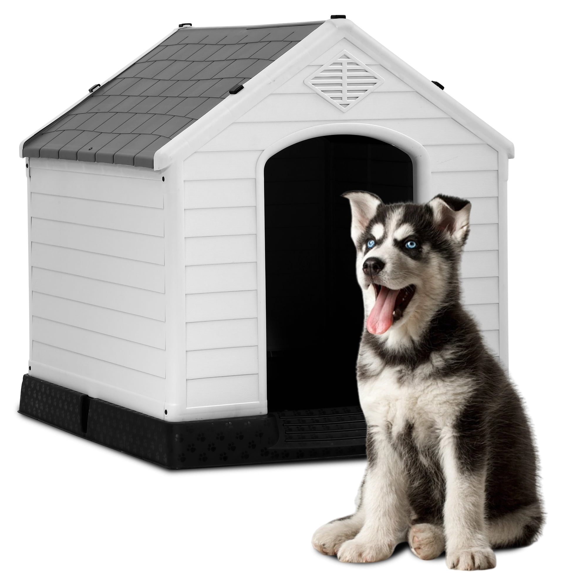 CL.HPAHKL Dog Houses, Durable Waterproof Dog Houses Plastic Dog House ...