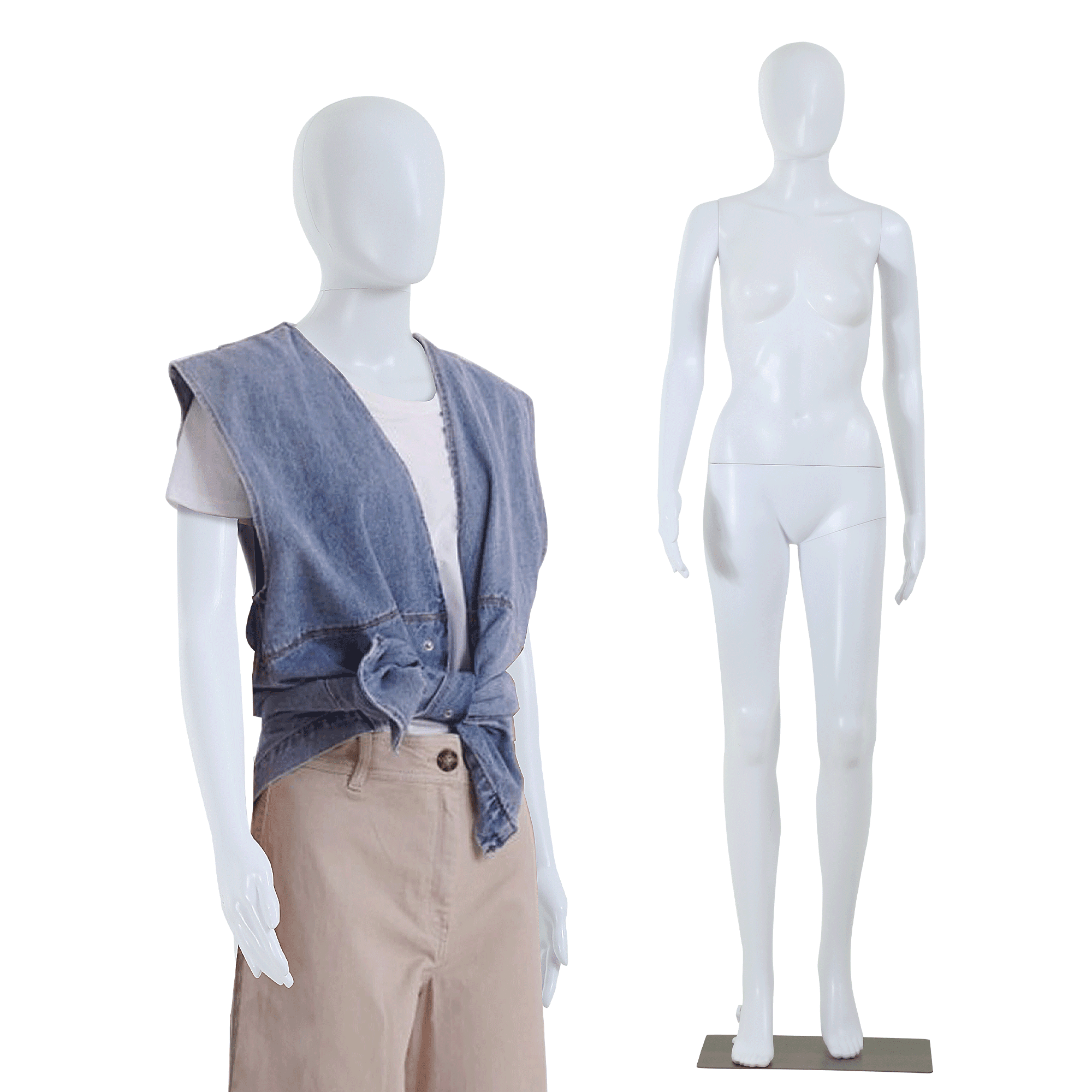 CL.HPAHKL Female Mannequin Full Body, 69 Inch Plastic Mannequin Body ...