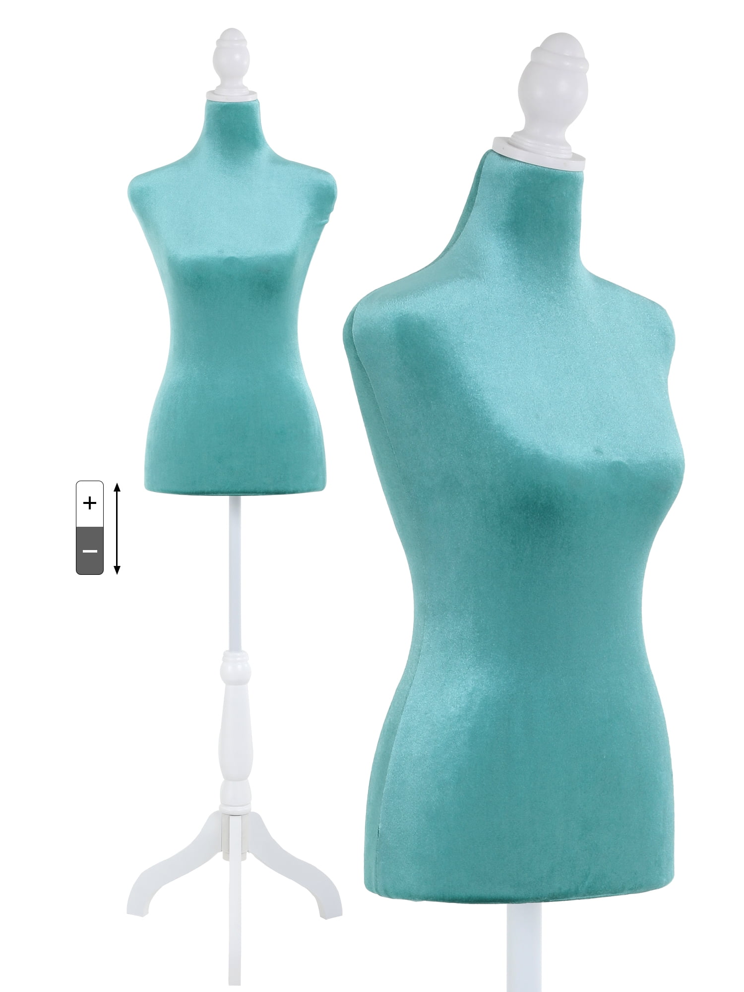 CL.HPAHKL Female Mannequin Torso Manikin Dress Form 49.6-63.4 Inch ...