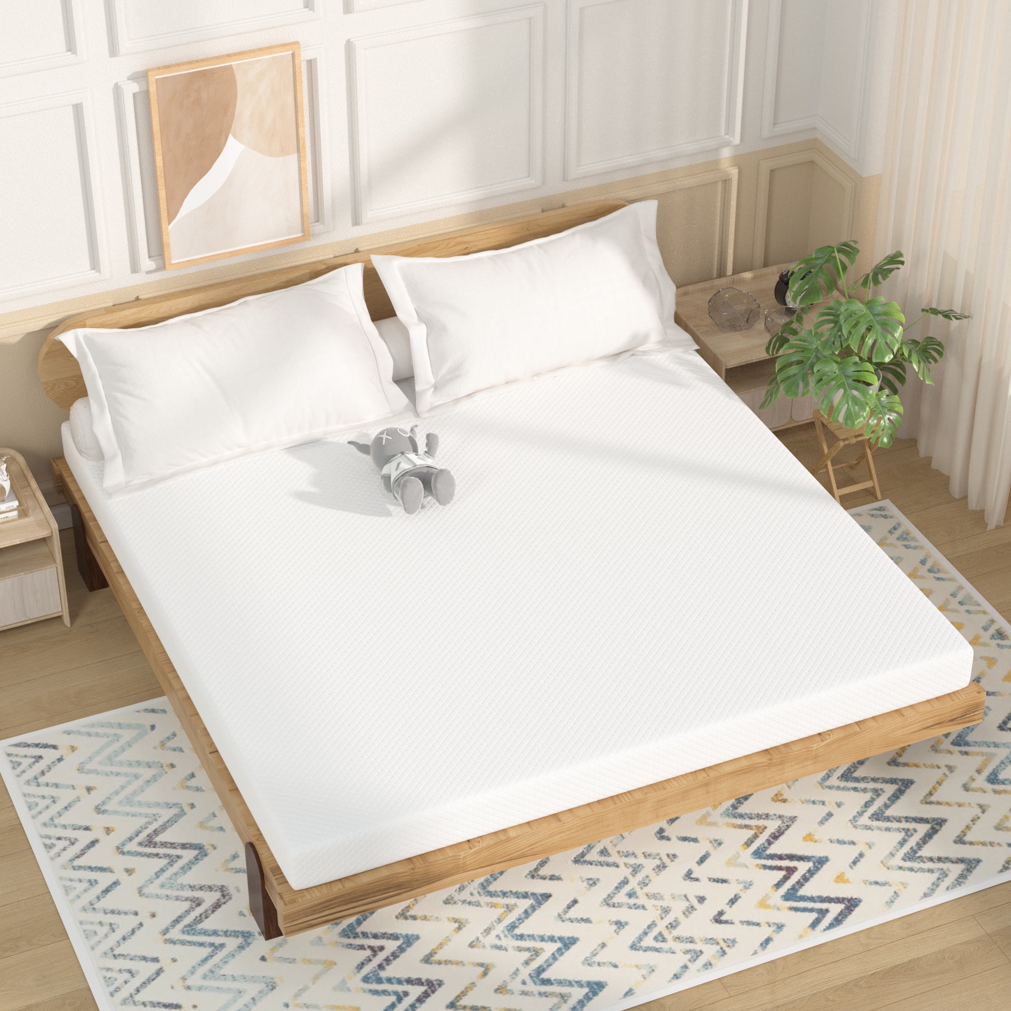 CL.HPAHKL King Size Mattress, 5/6/8 Inch Cooling Green Tea Memory ...