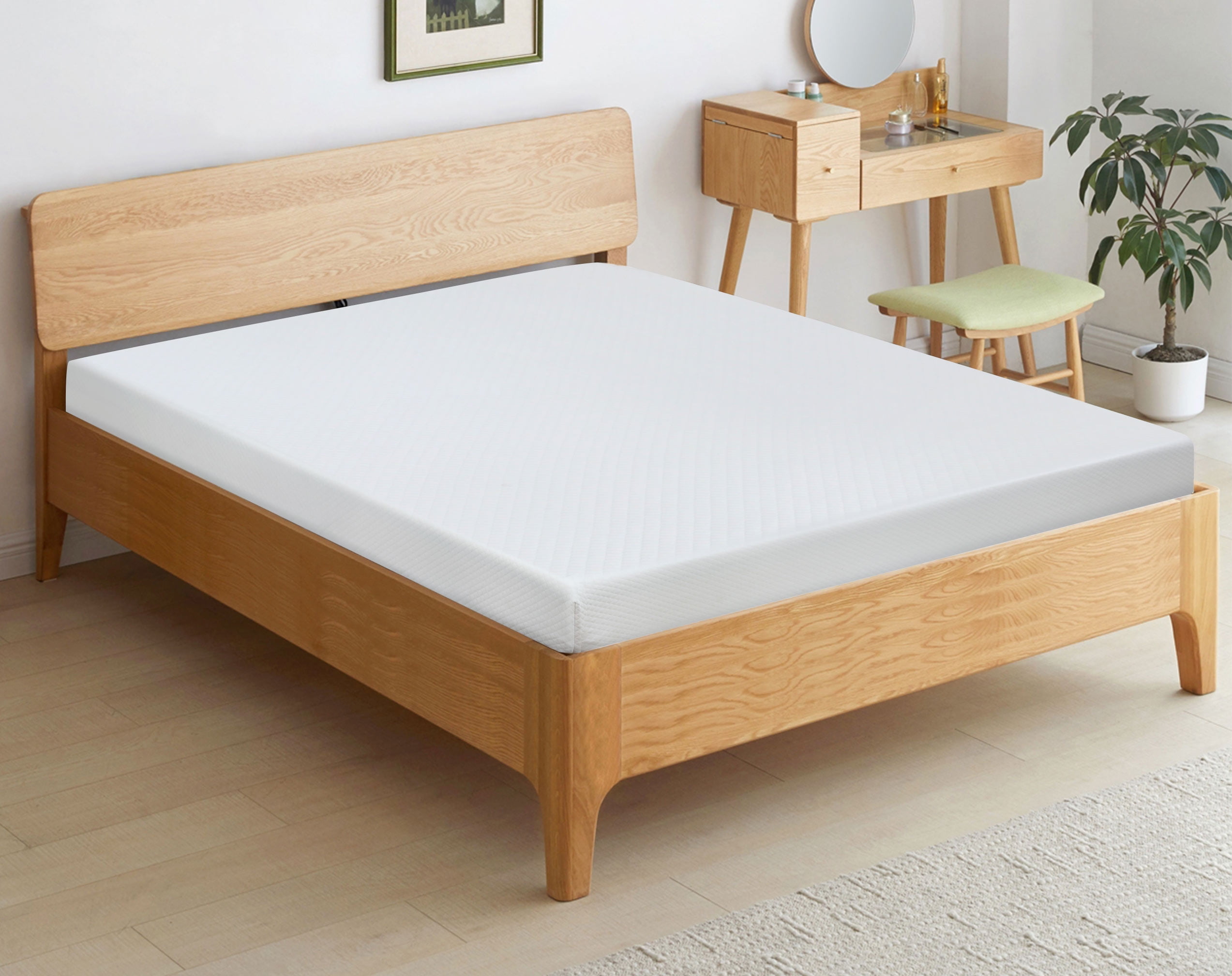 CL.HPAHKL King Size Mattress, 5/6/8 Inch Cooling Green Tea Memory ...