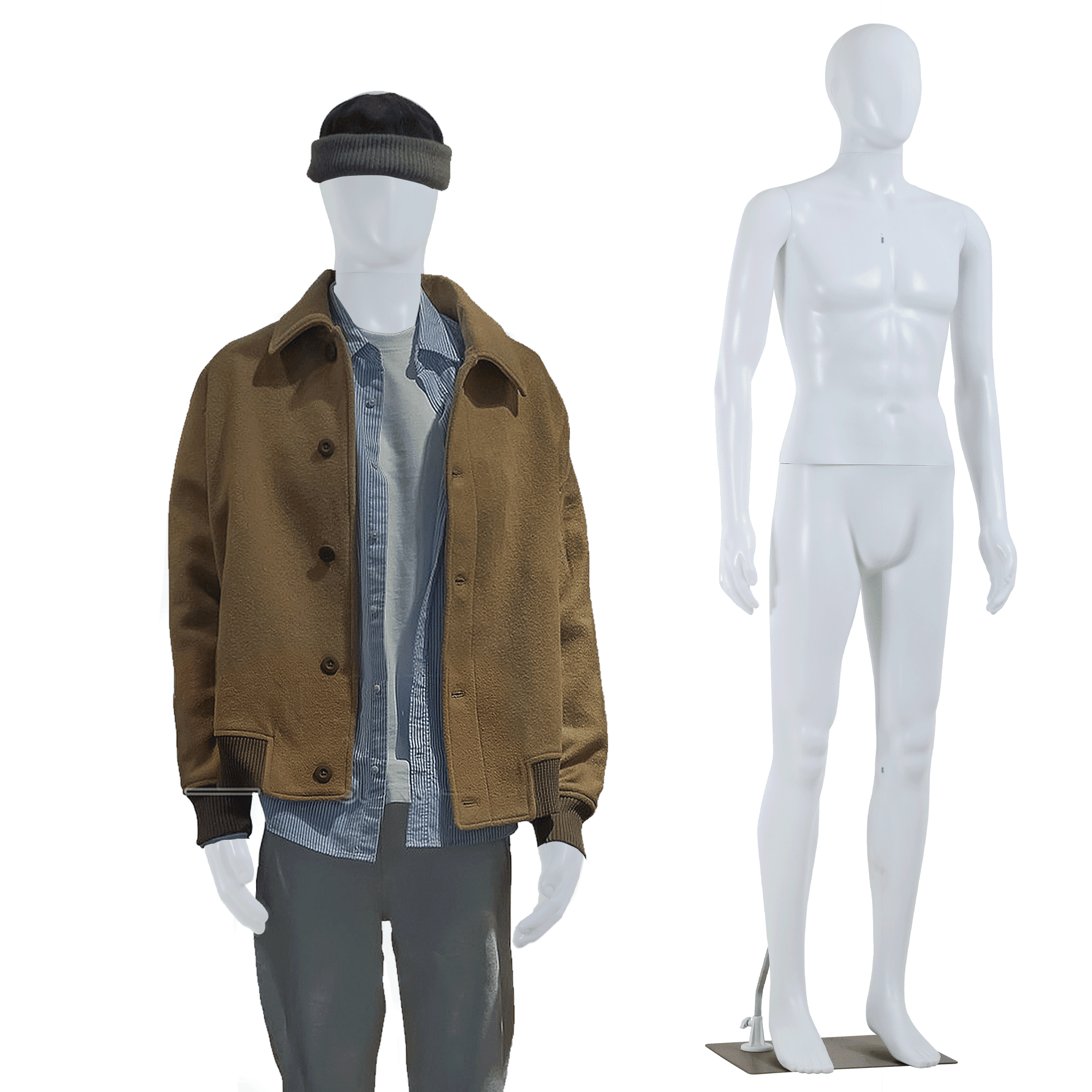 CL.HPAHKL Male Mannequin Full Body, Life Size Mannequin 73 Inch ...