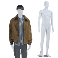 NiamVelo 6ft Male Full Body Realistic Mannequin Torso Display Dress ...