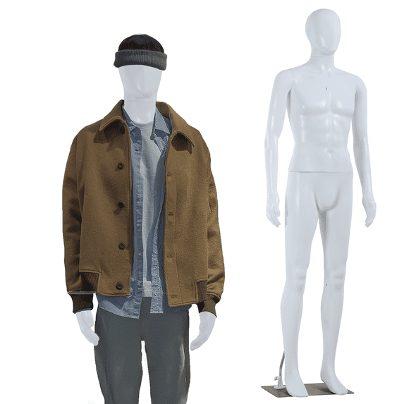 CL.HPAHKL Male Mannequin Full Body, Life Size Mannequin 73 Inch ...