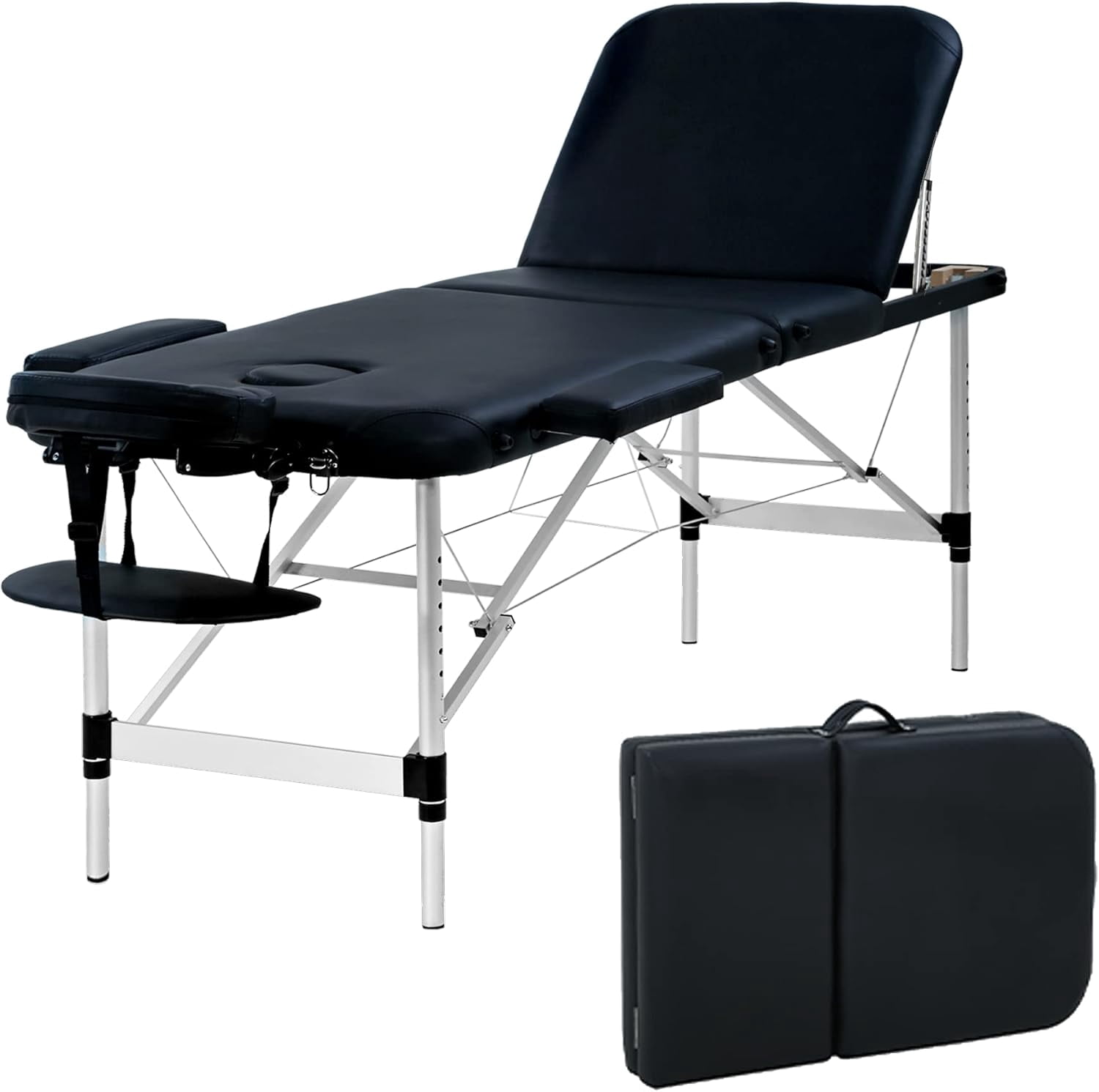 CL.HPAHKL Massage Table Portable, 3 Fold Lash Bed Massage Bed ...