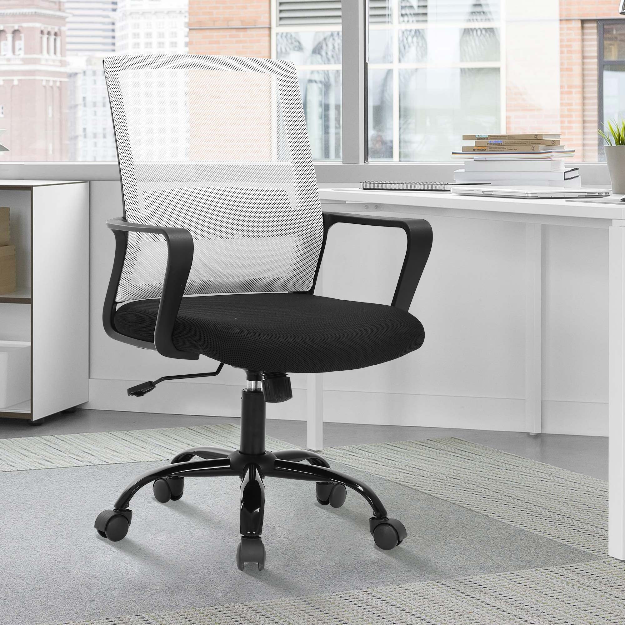 CL.HPAHKL Mesh Office Chair, Computer Desk Chair Backrest Hight ...