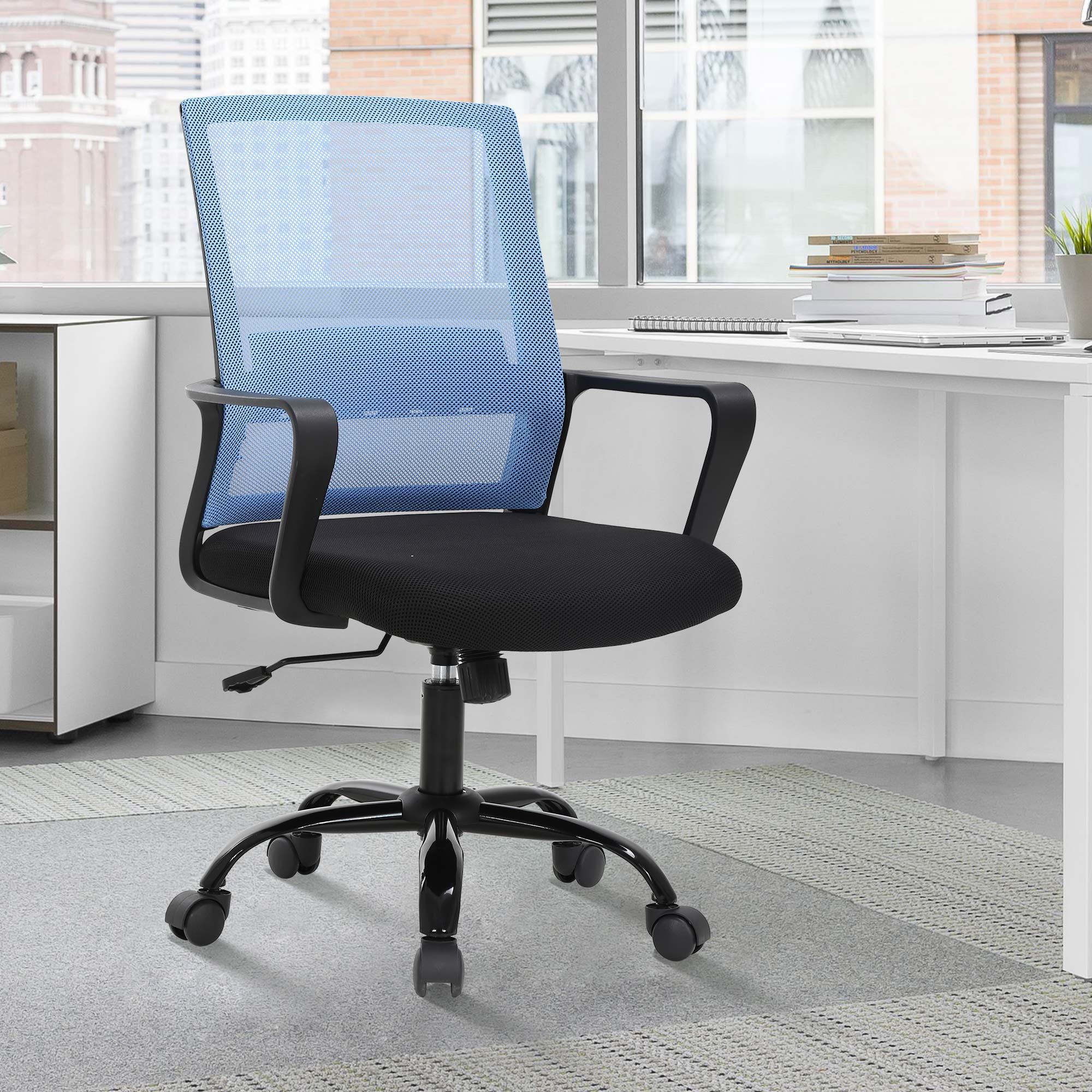 CL.HPAHKL Mesh Office Chair, Computer Desk Chair Backrest Hight ...