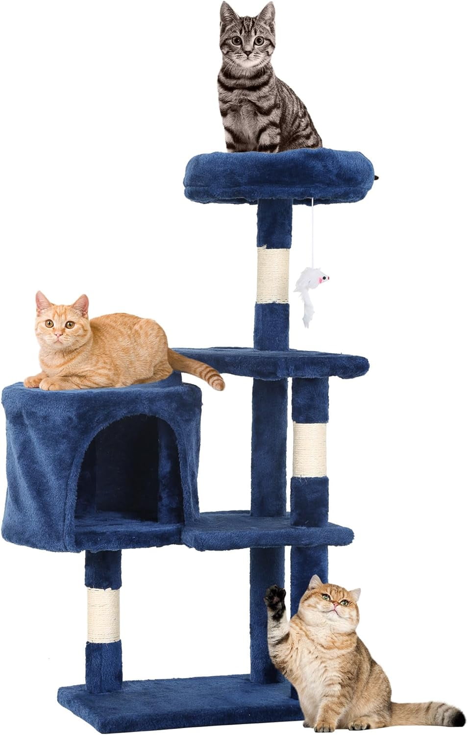 CL.HPAHKL Modern Small Kittens Condo, 36 In Short Sturdy Cat Tower ...