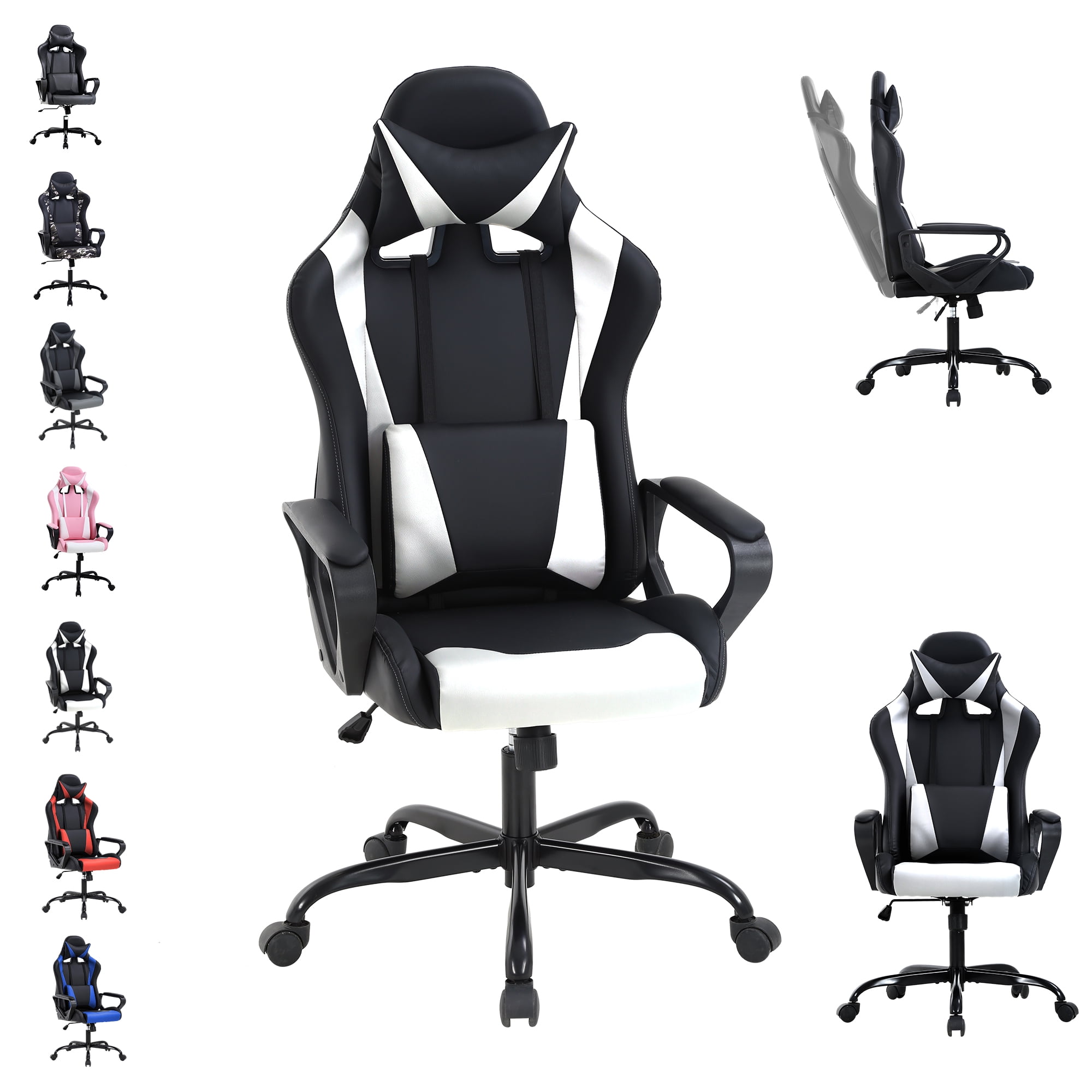CL.HPAHKL PC Gaming Chair, Office Chair High Back PU Leather Ergonomic ...