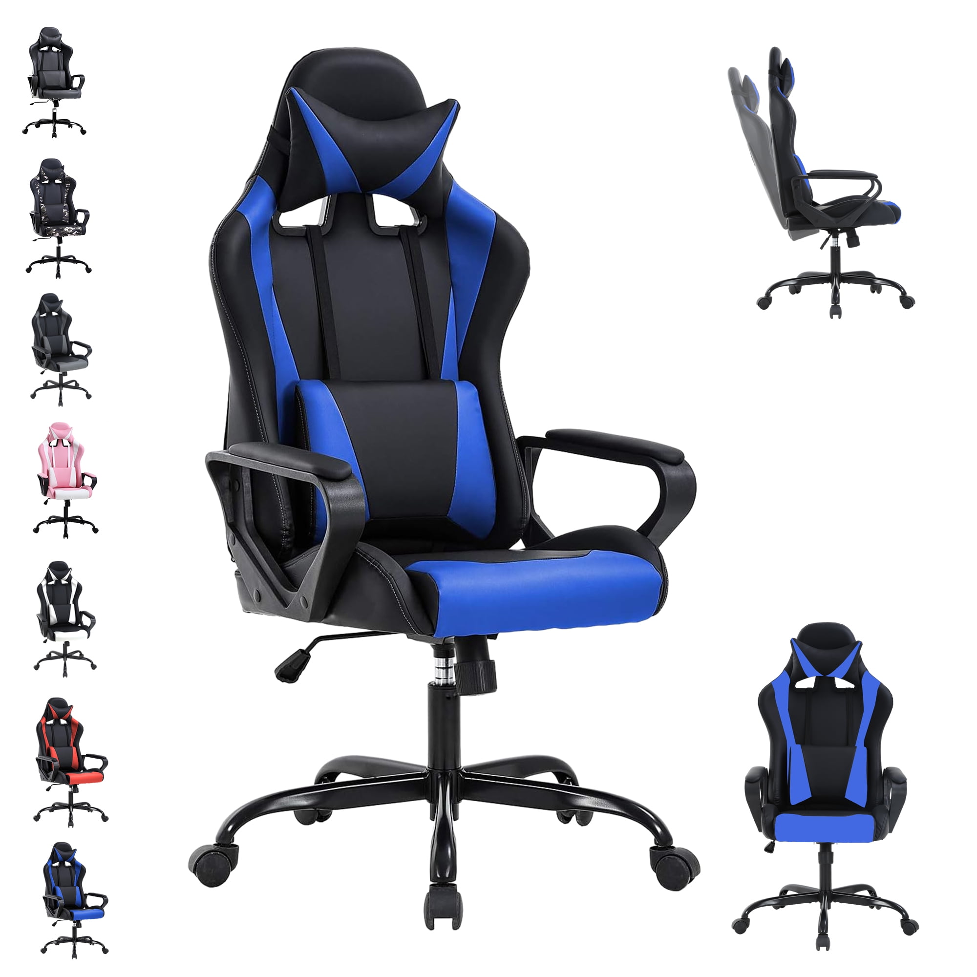 CL.HPAHKL PC Gaming Chair, Office Chair High Back PU Leather Ergonomic ...