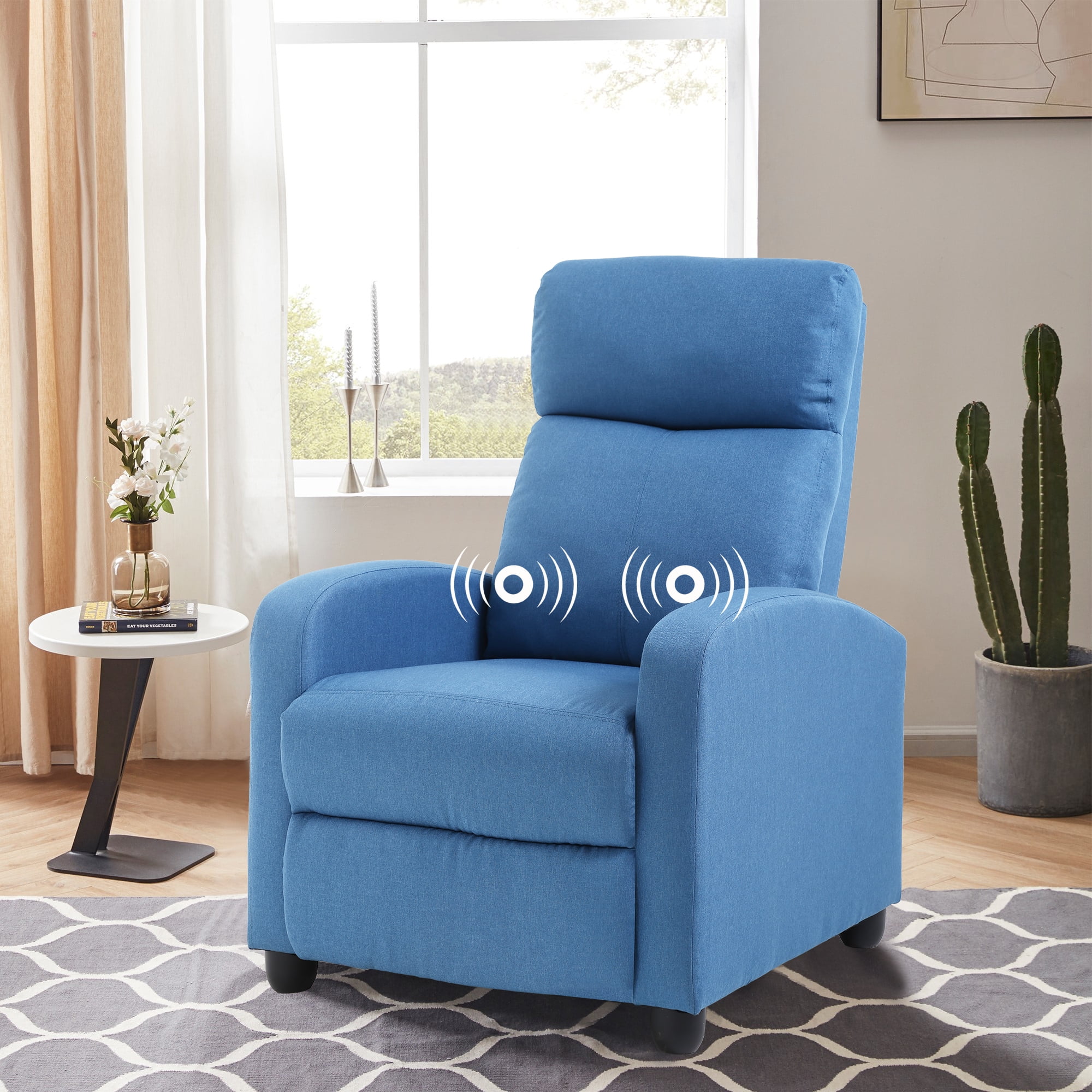 CL.HPAHKL Reclining Massage Chair, Adjustable Home Theater Seating ...