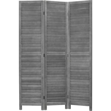 3 Panel Room Divider,6Ft Wood Folding Privacy Screen Privacy Fence,Room ...
