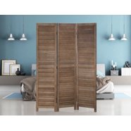 "NiamVelo 3 Panel Wood Room Divider, 67.7"" Tall, Home Office Privacy ...