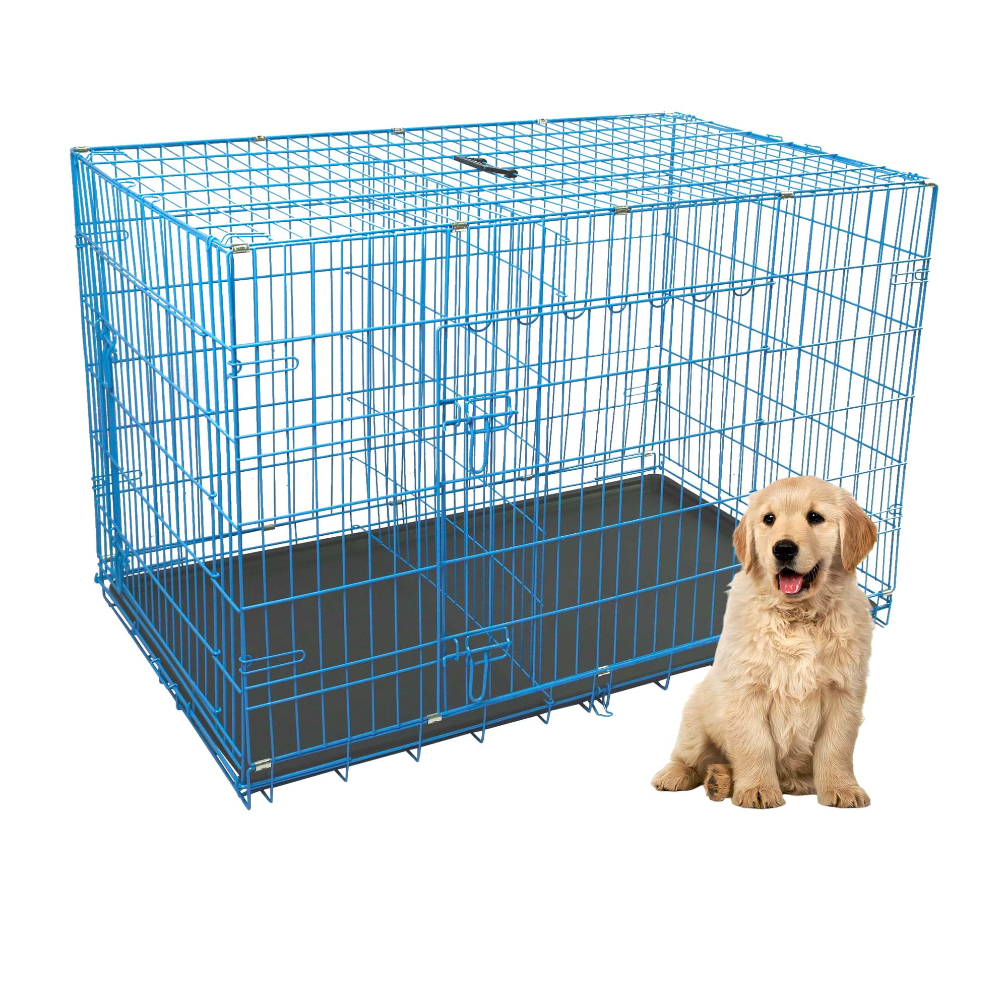 Customer reviews for CL.HPAHKL Small Dog Crate, Folding Metal Dog ...