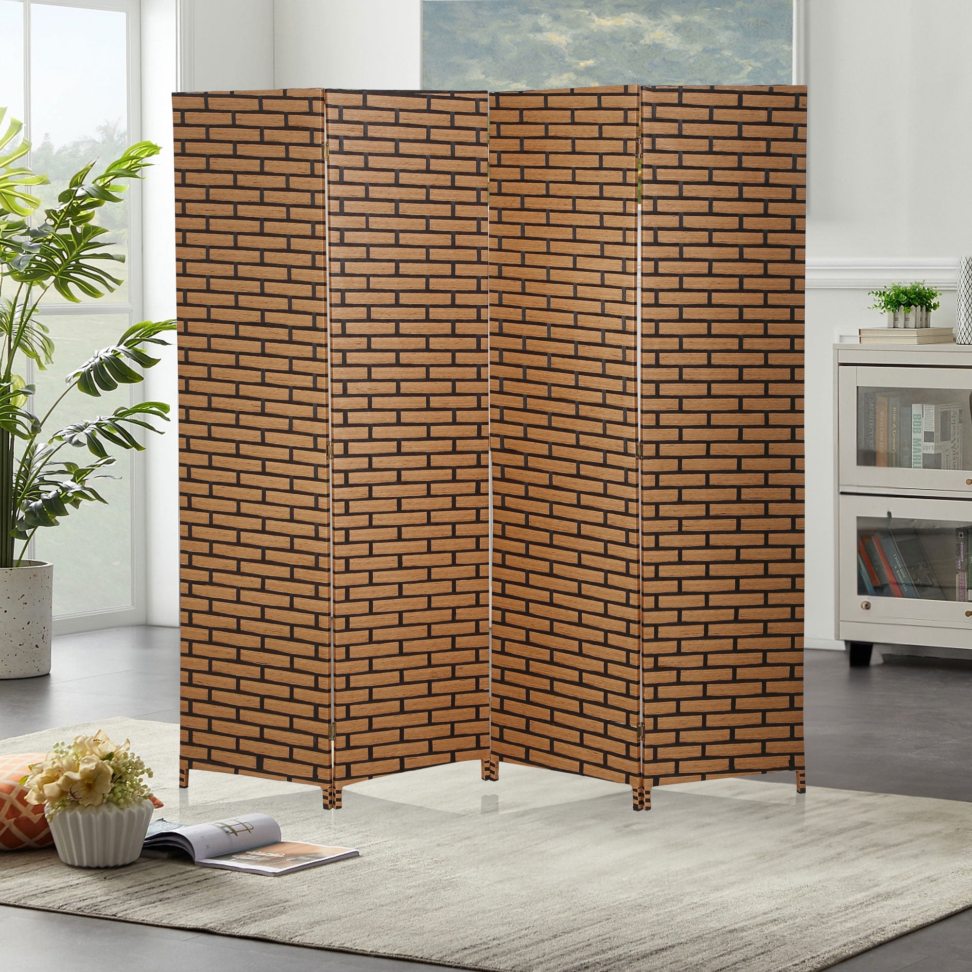 CL.HPAHKL Wall Partition Room Divider, Mesh Hand-Woven Design Room ...