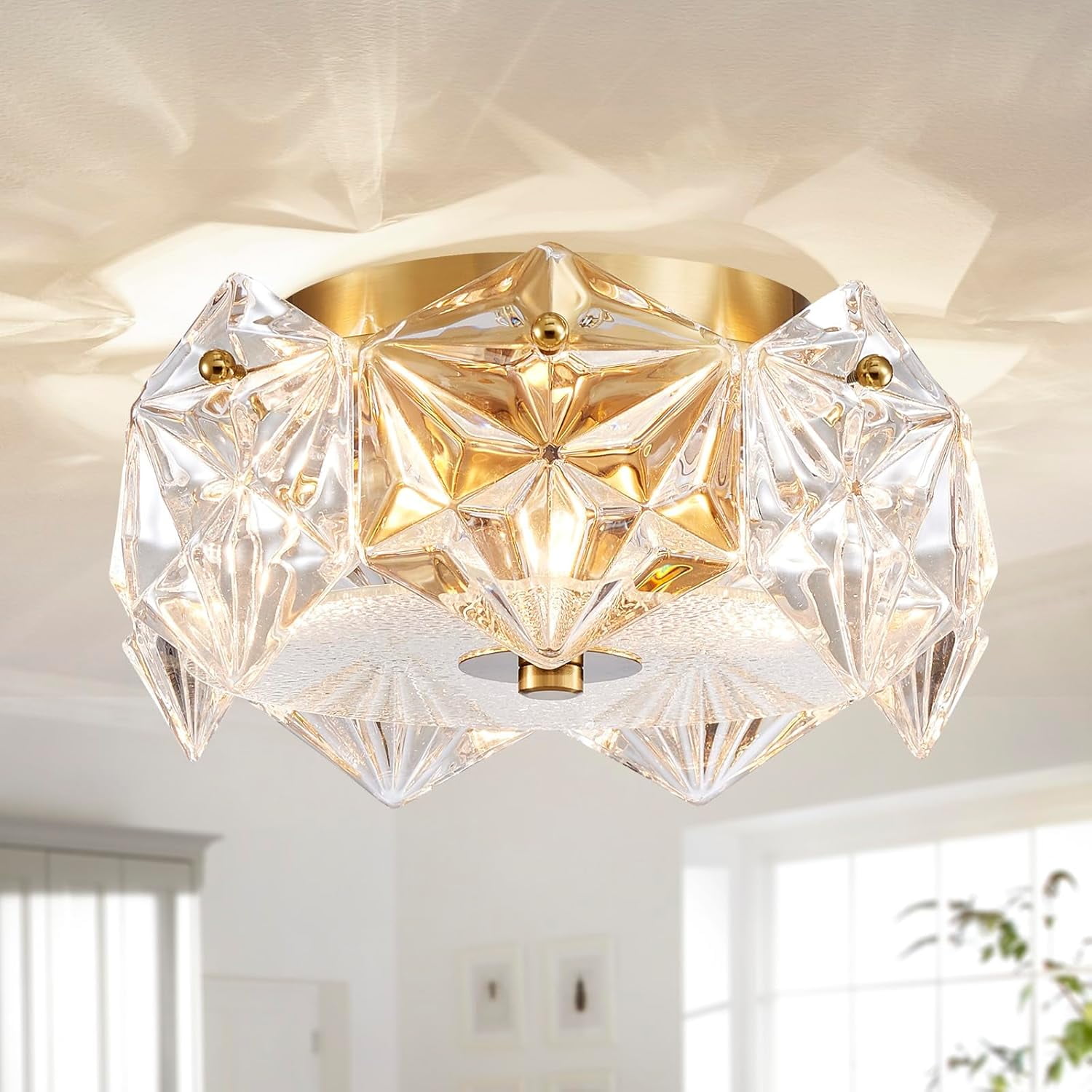 CL058 Flushmount Ceiling Light Fixture, Close to Ceiling, Modern Design ...