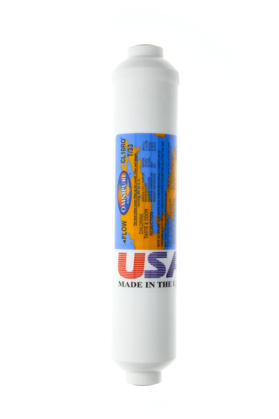 CL10ROT33-A Omnipure GAC Inline Water Filter - Walmart.com