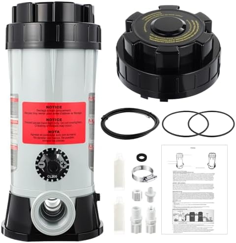 CL200 Inline Chlorinator Replacement Compatible with Automatic Chlorinator Feeder for in/Above ...