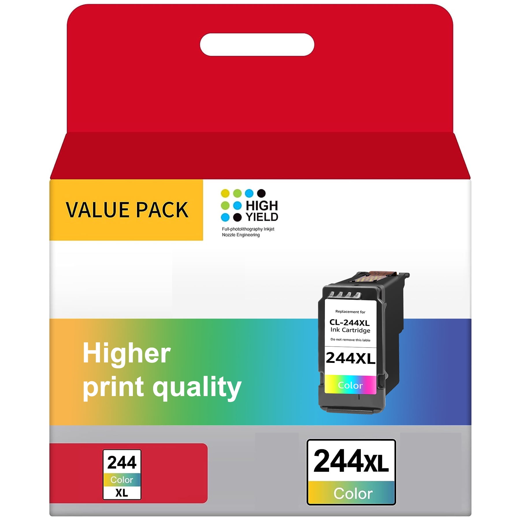 CL244 CL-244 Color Ink Cartridge for Canon Series Printer Canon CL-244 ...
