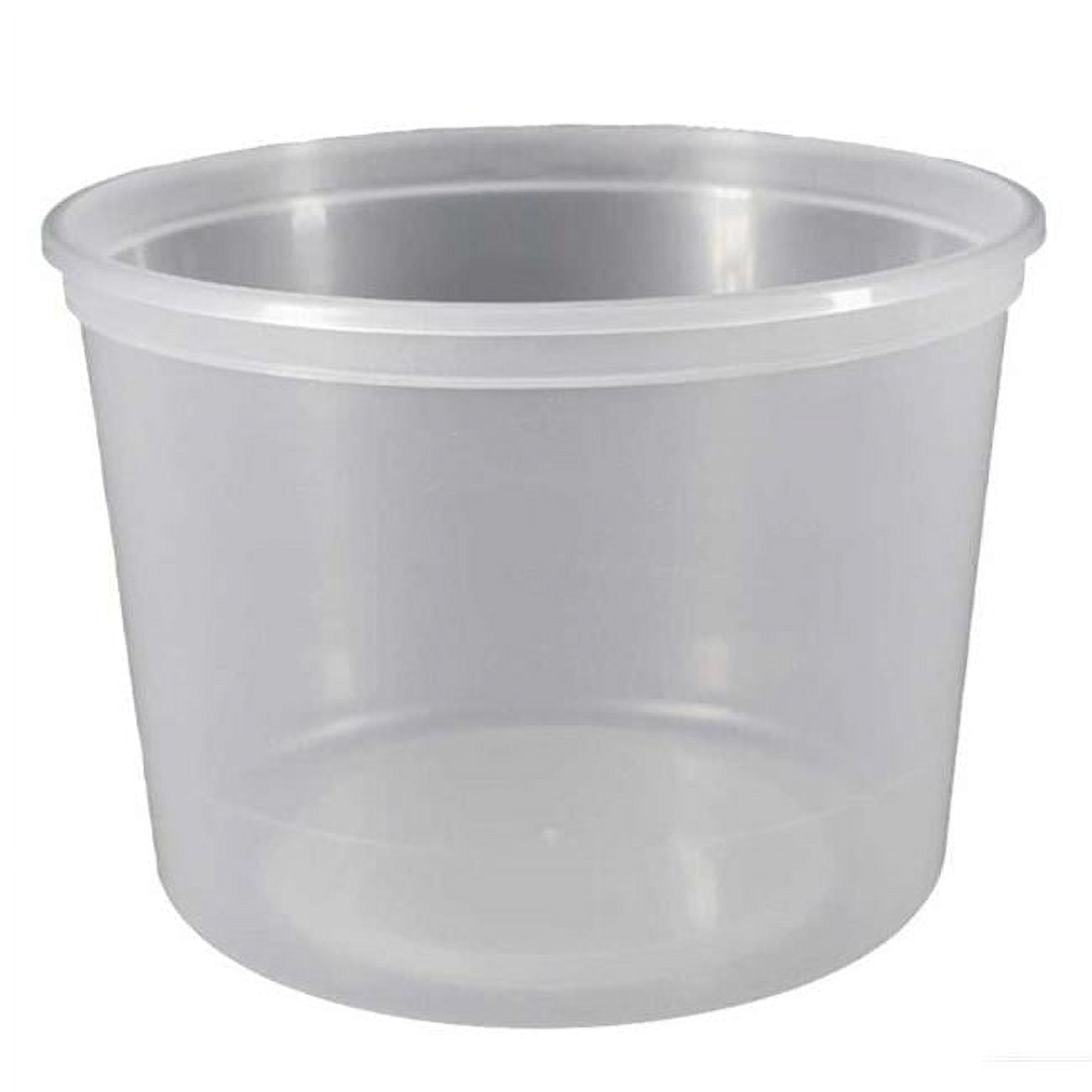 CL86030004 5 lbs 86 oz Plastic Packaging Bulk Deli Container Natural ...